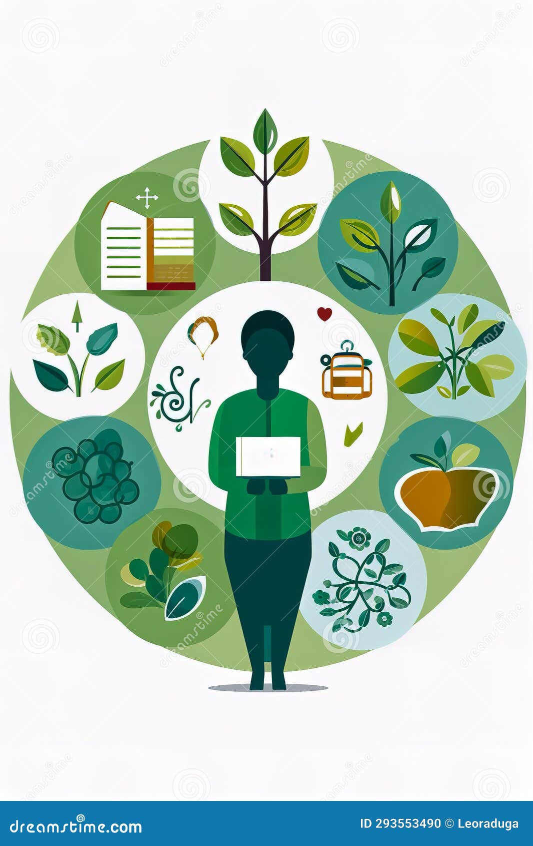 Logo for Environmental and Nature Protection Organization Stock ...