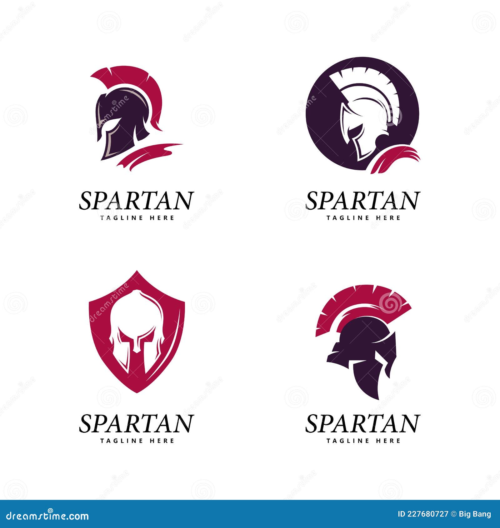 Logo Espartano Vector Casco Spartano Ilustración del Vector ...