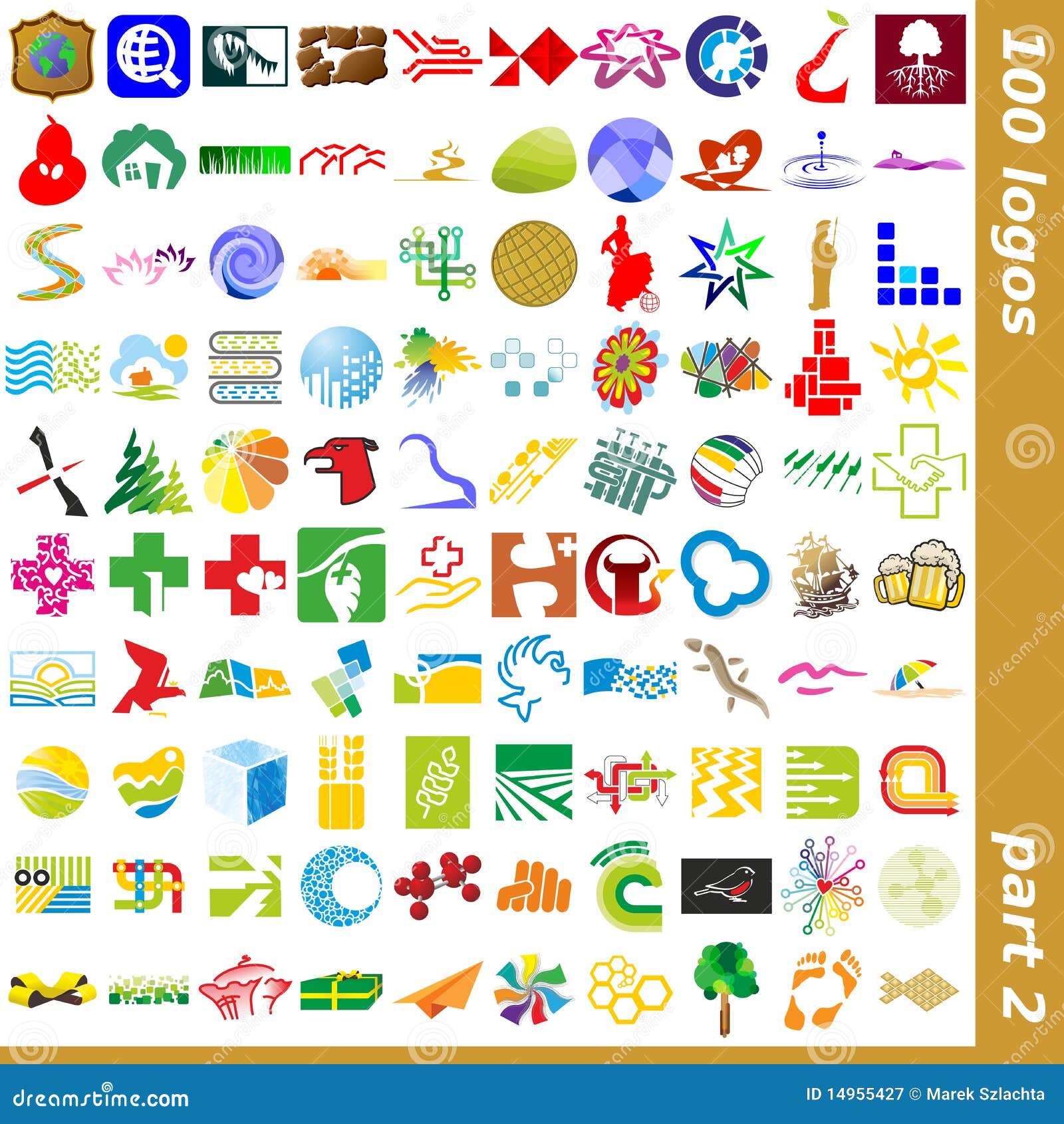 Logo et signes 2 illustration de vecteur. Illustration du ellipse ...