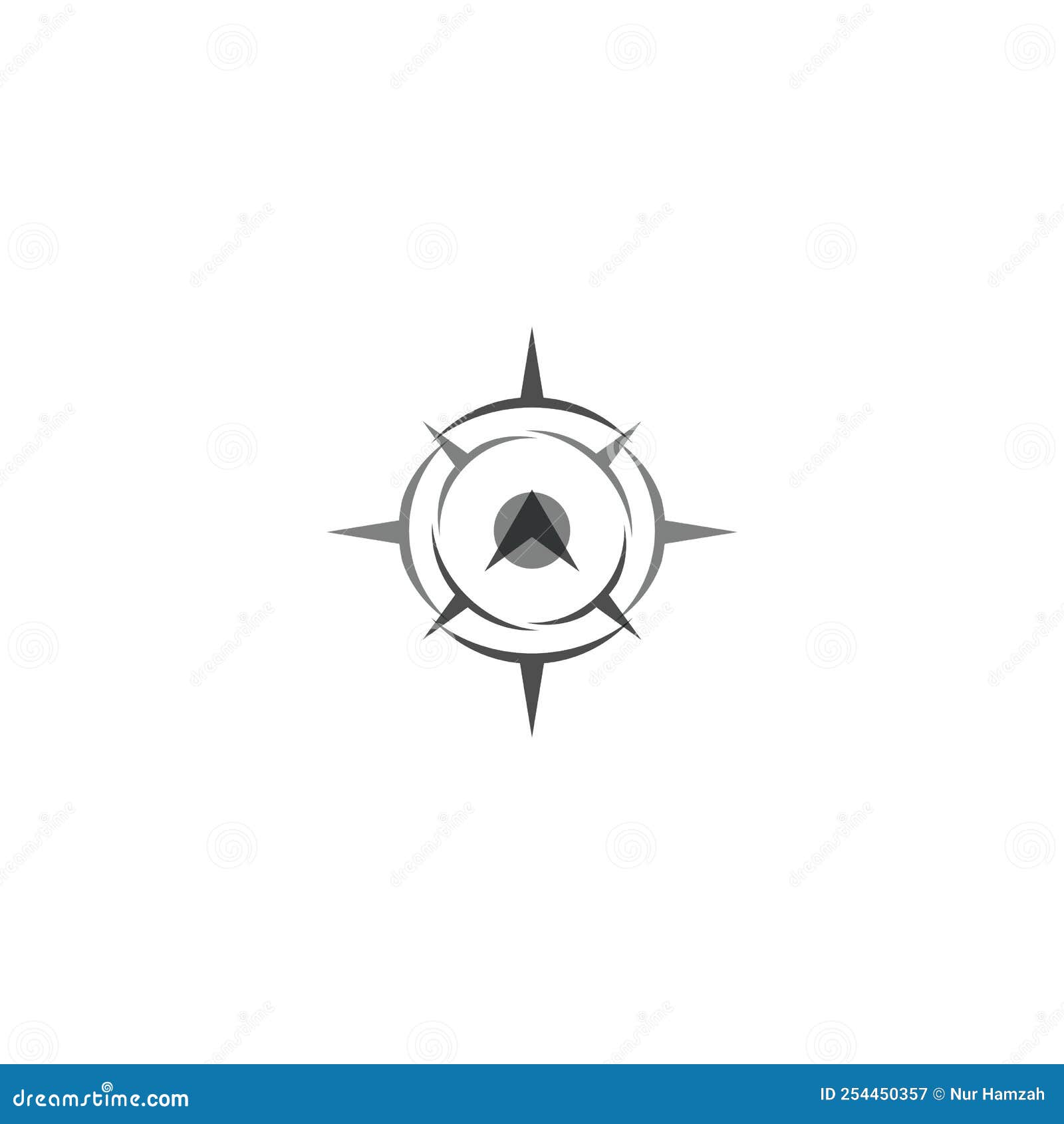 Logo Et Symbole De Compas Avec Modèle D'illustration De Concept ...