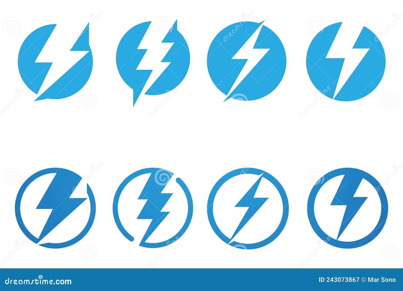 Logo Et Symbole Flash Thunderbolt Illustration de Vecteur ...