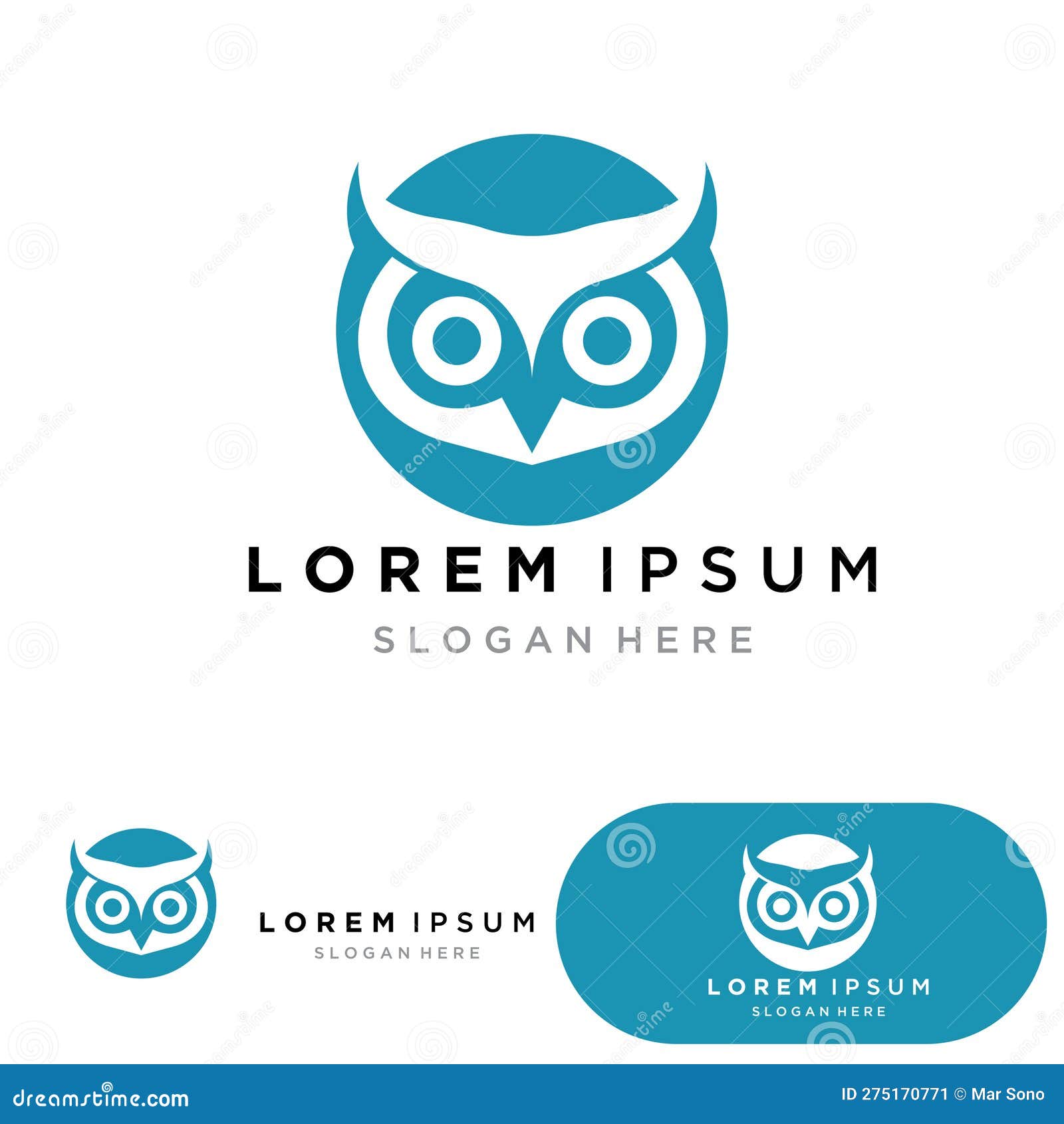 Logo Et Symbole Vectoriel De Hibou Eps10 Illustration de Vecteur ...