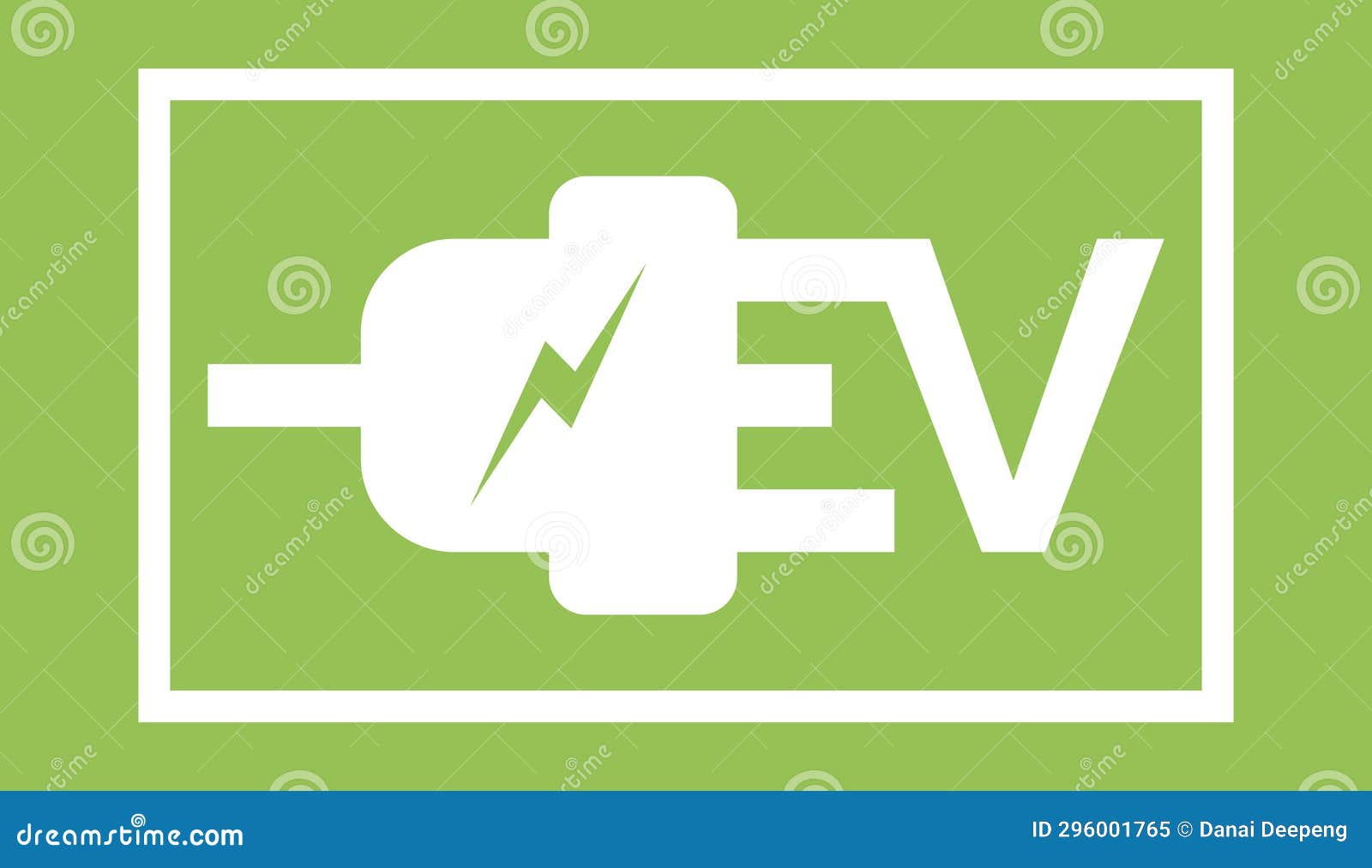 Signs, Logos, Electric Car Charging Stations Stock Illustration ...