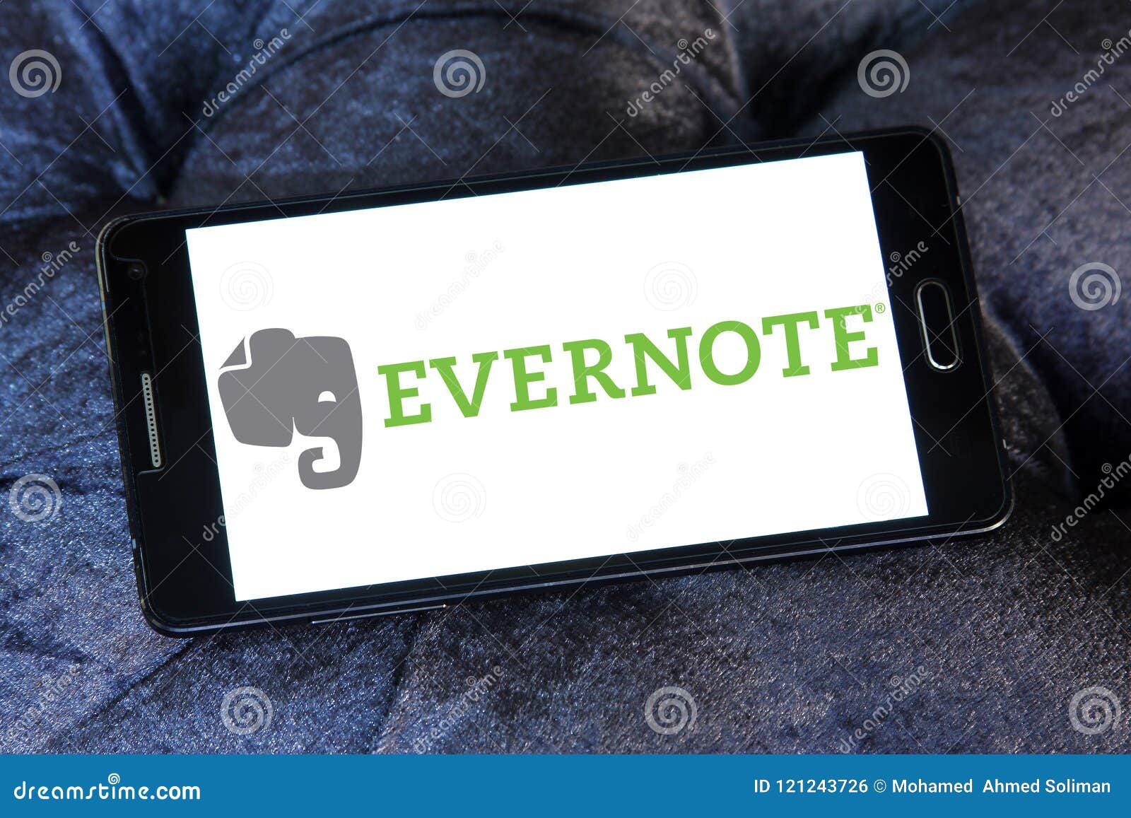 Evernote app logo editorial photo. Image of archiving - 121243726