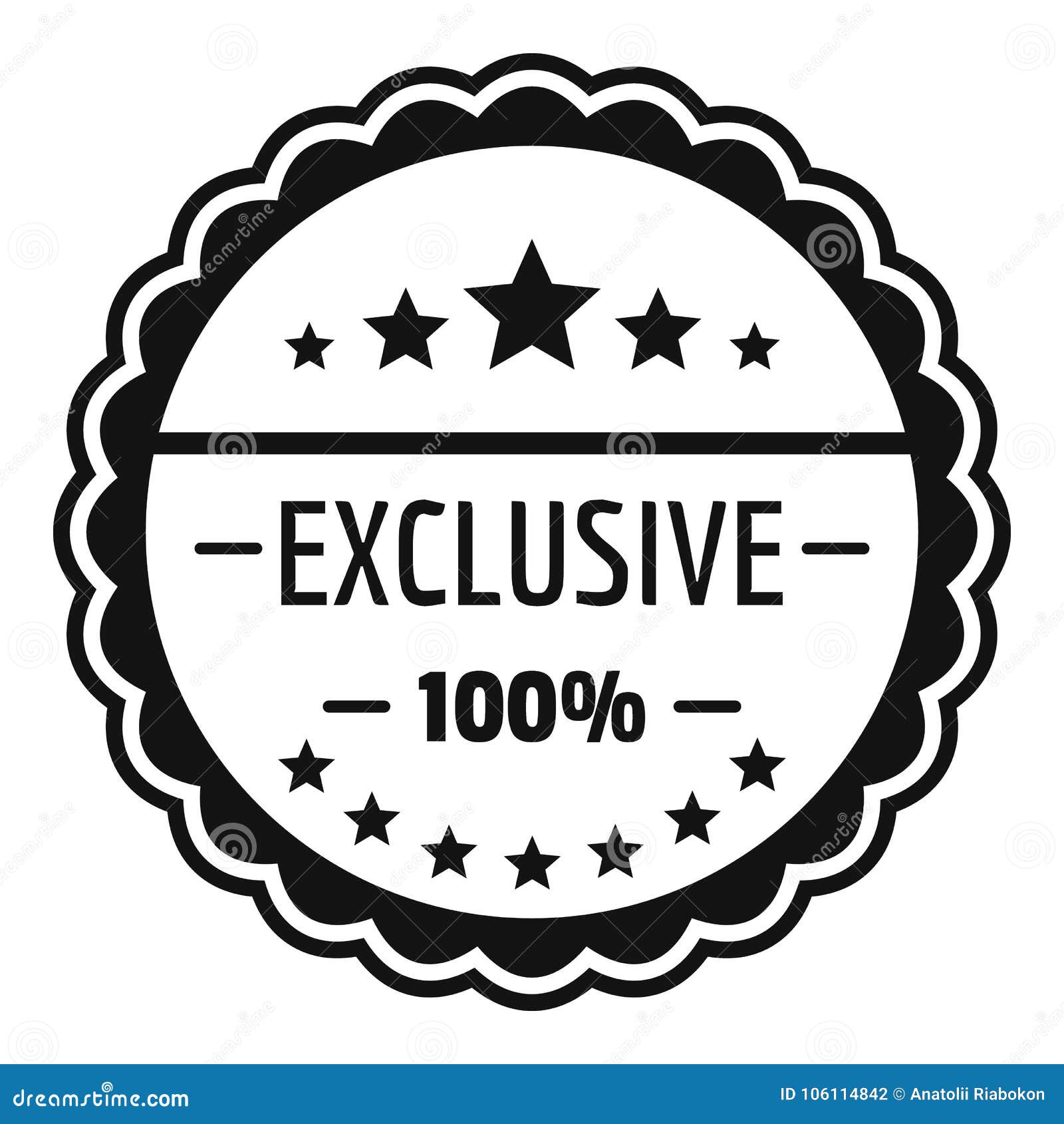 Logo Exclusif, Style Simple Illustration de Vecteur - Illustration du ...