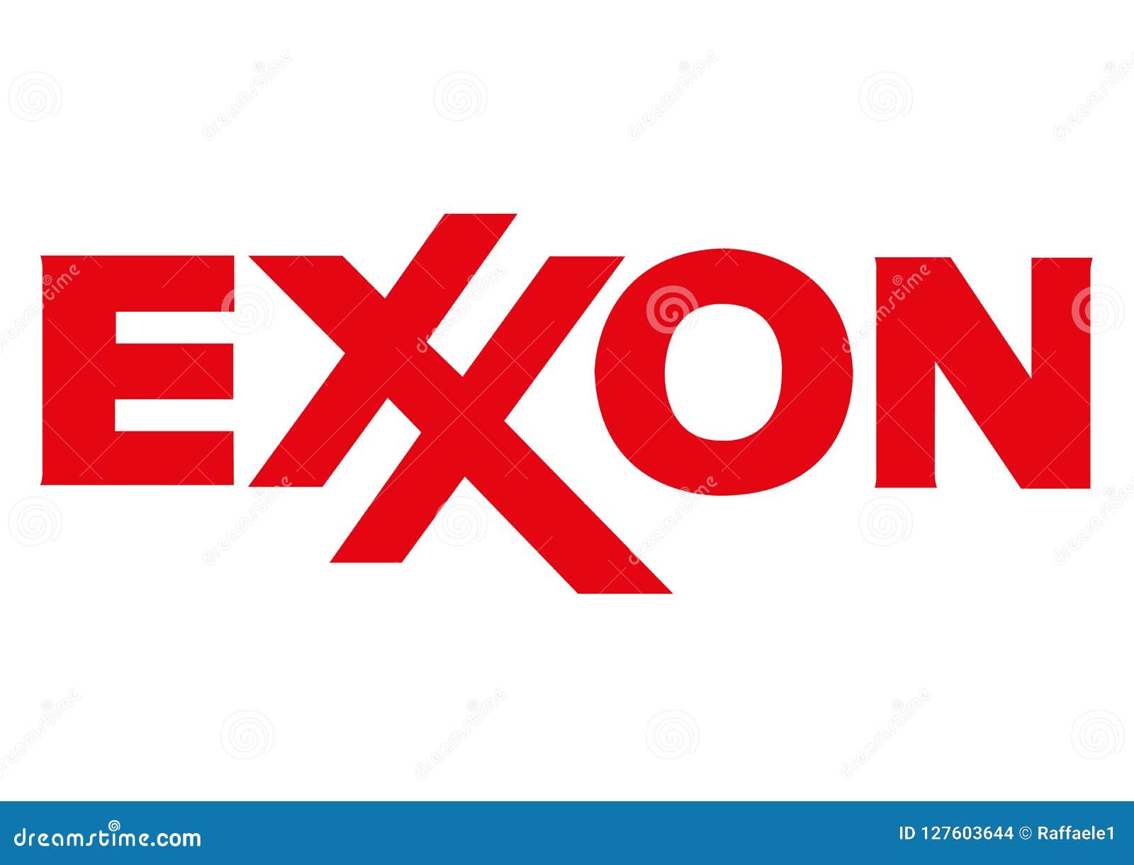 Logo Exxon imagen de archivo editorial. Ilustración de bomba - 127603644