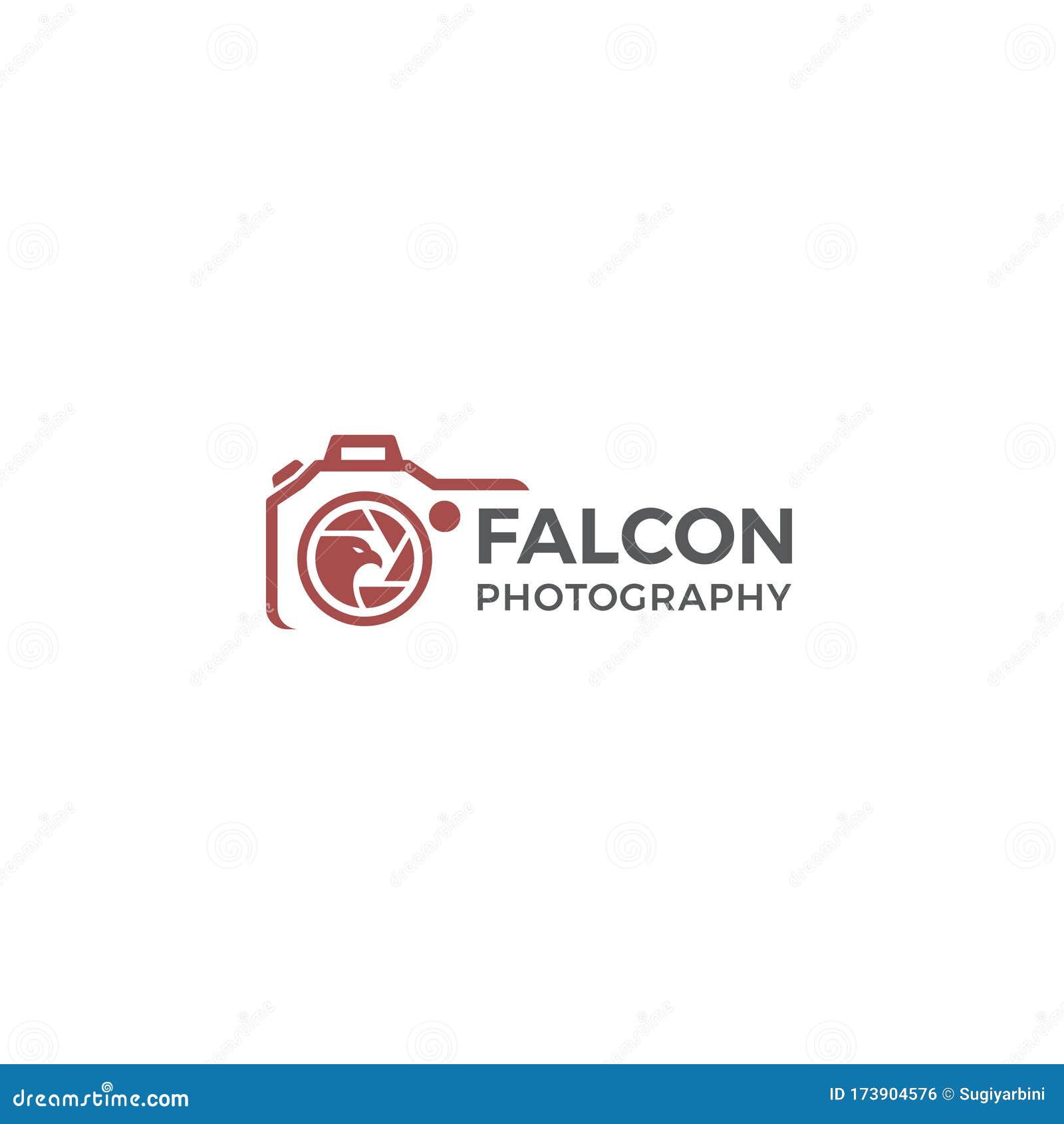 Logo falcon camera stock vector. Illustration of element - 173904576