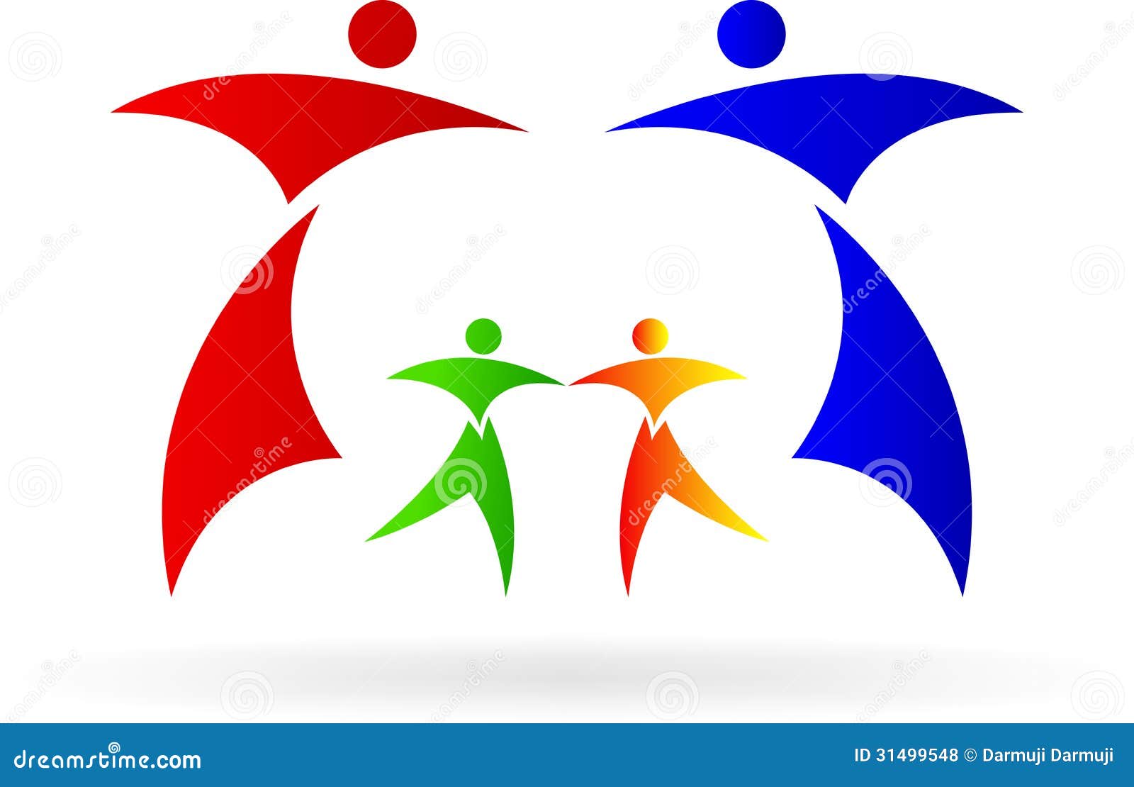 Logo family stock vector. Illustration of group, character - 31499548