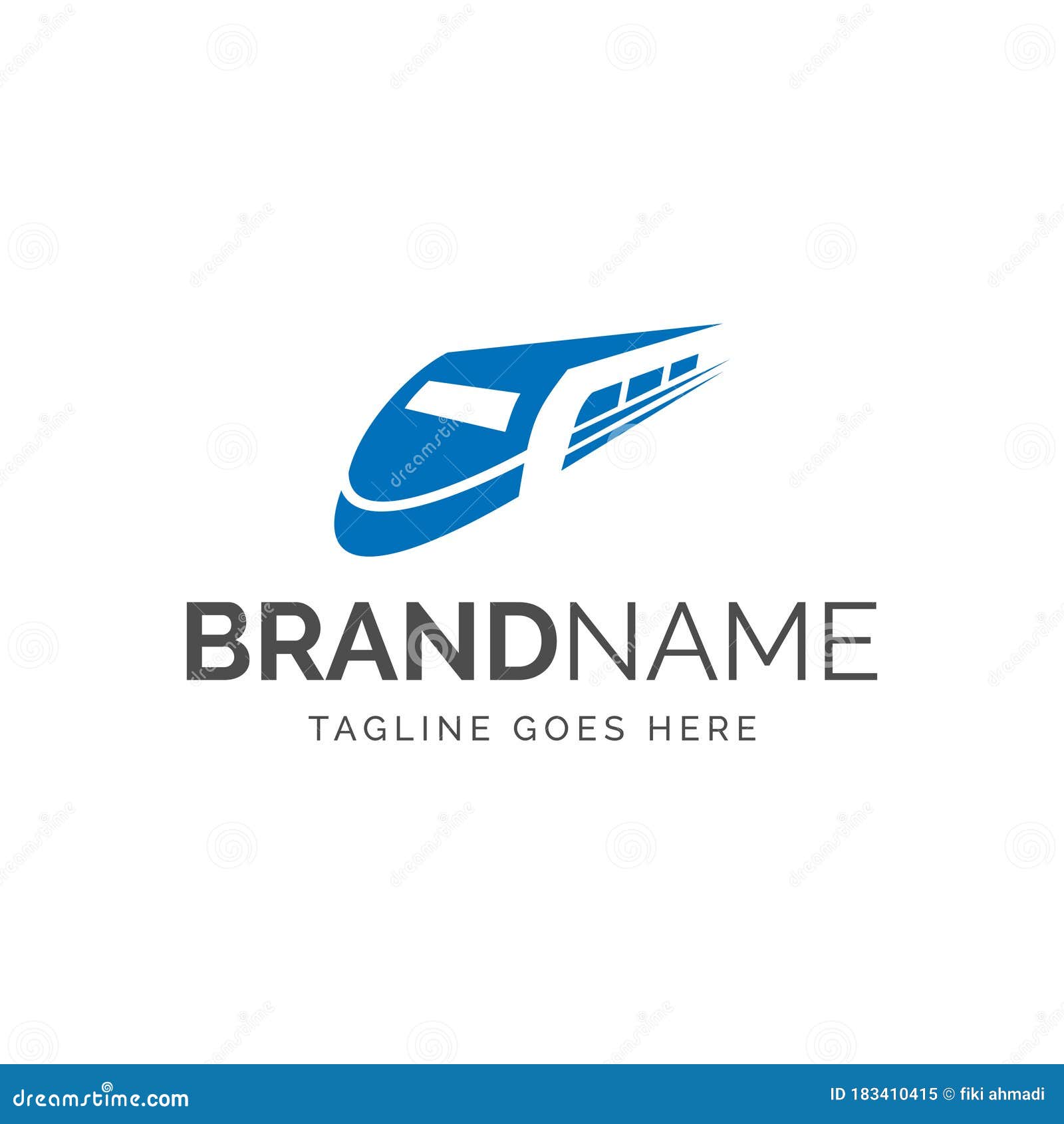 Logo of fast train stock vector. Illustration of locomotive - 183410415