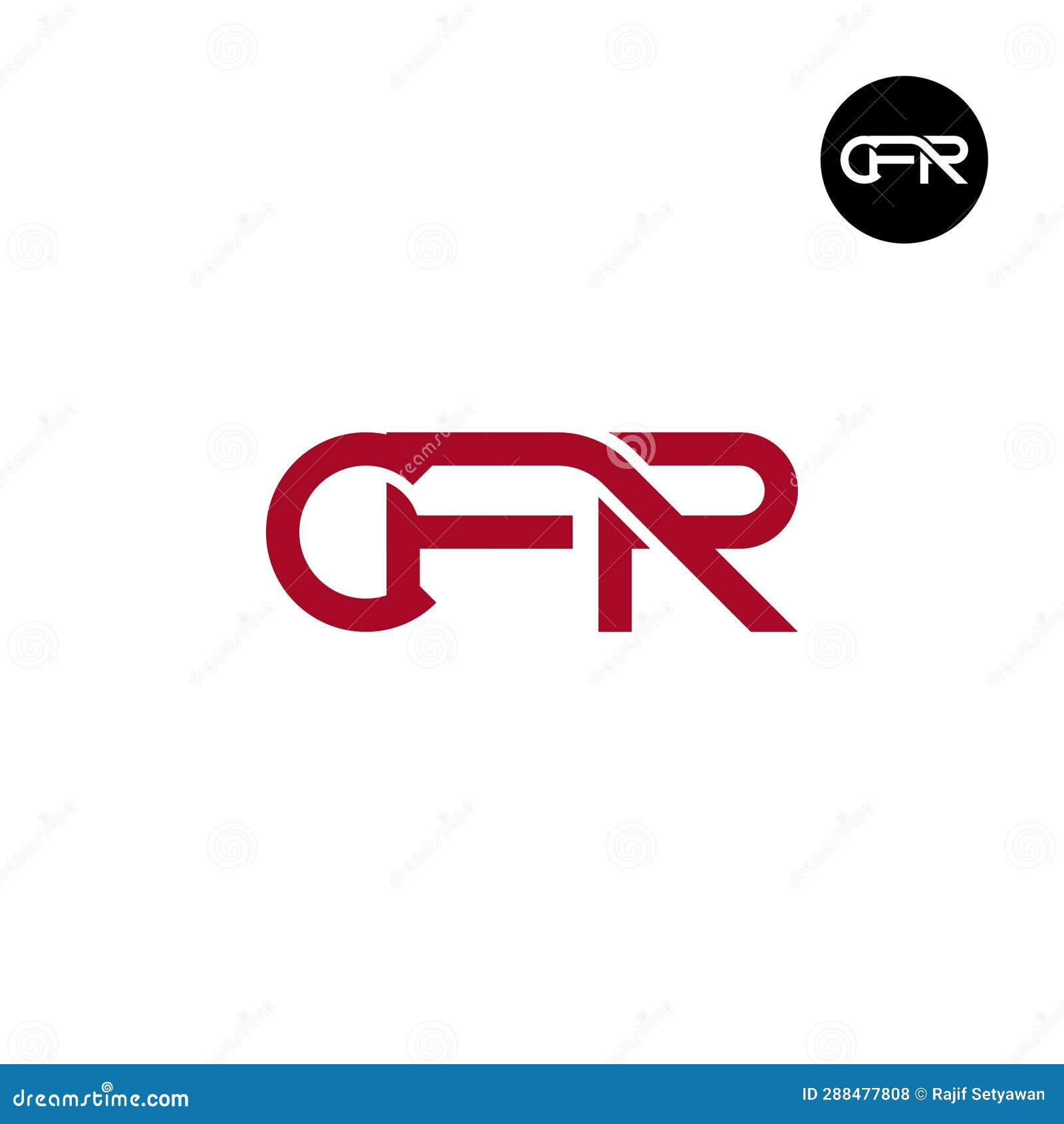 Letter CFR Monogram Logo Design Stock Illustration - Illustration of ...