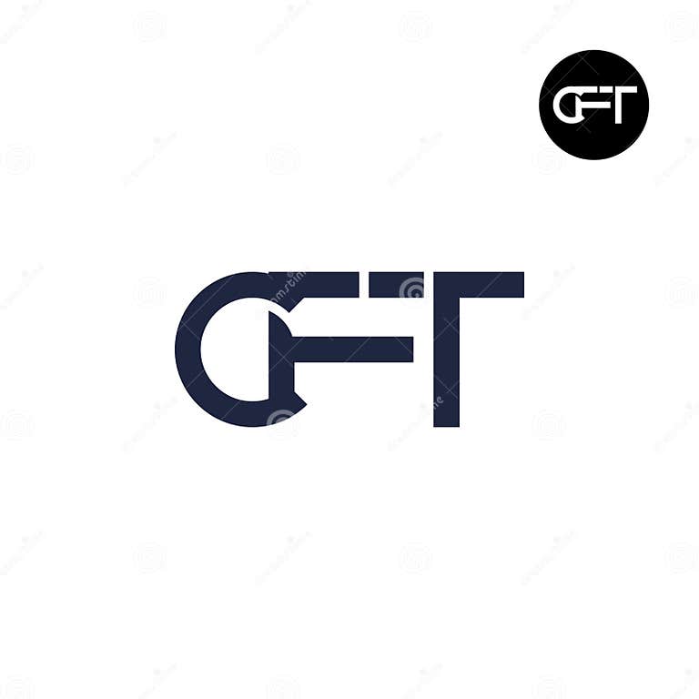 Letter CFT Monogram Logo Design Stock Vector - Illustration of letter ...
