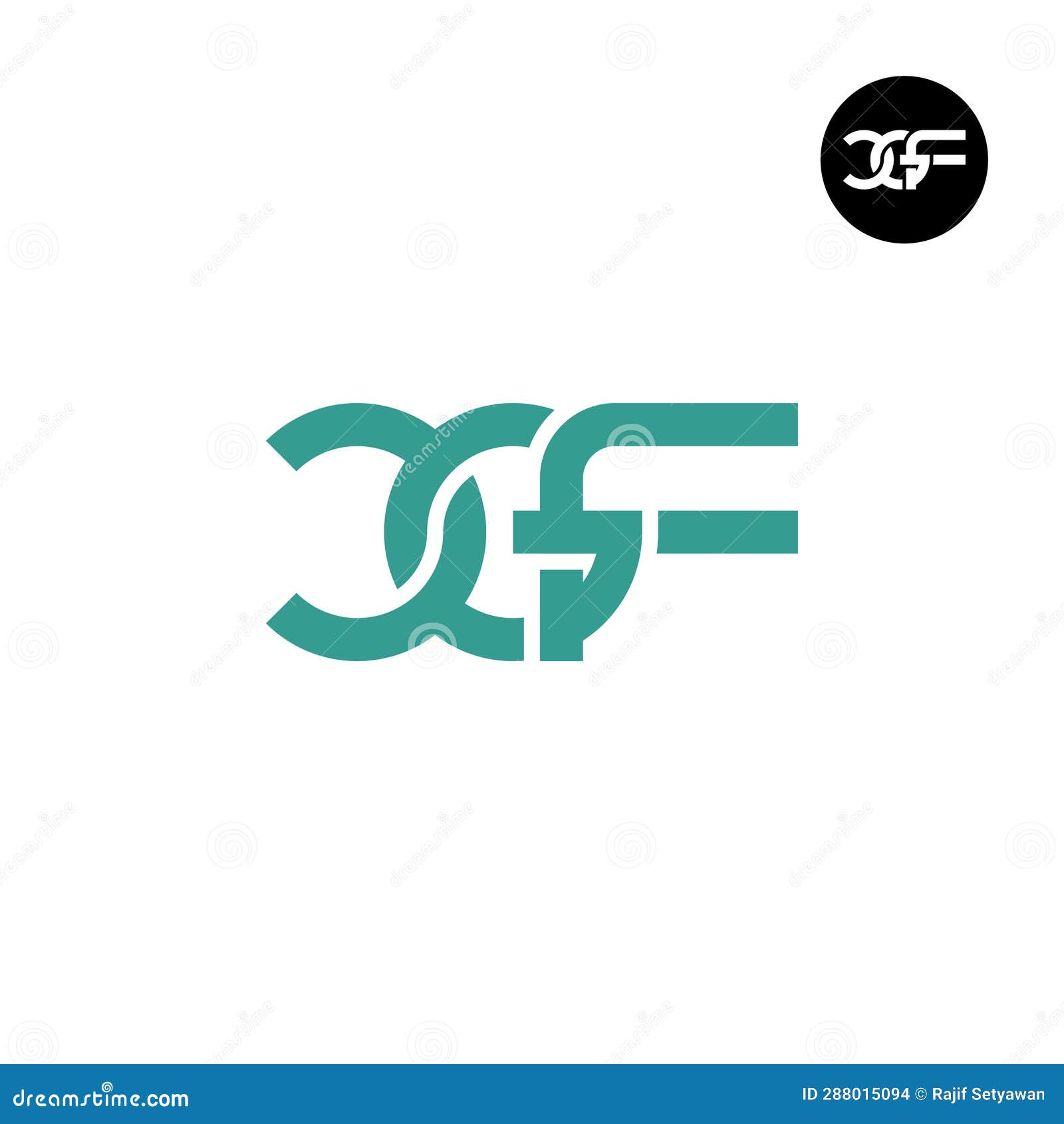 Letter CGF Monogram Logo Design Stock Vector - Illustration of venture ...