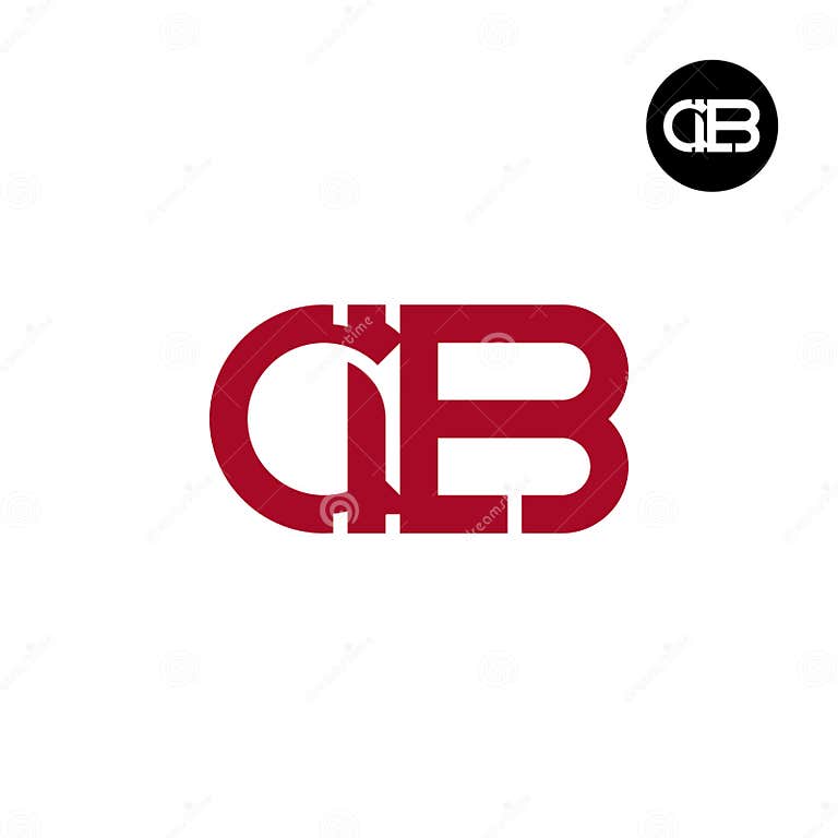Letter CLB Monogram Logo Design Stock Vector - Illustration of business ...