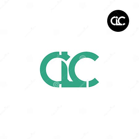 Letter CLC Monogram Logo Design Stock Vector - Illustration of ...