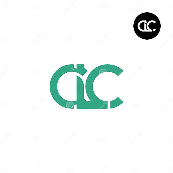 Letter CLC Monogram Logo Design Stock Vector - Illustration of ...