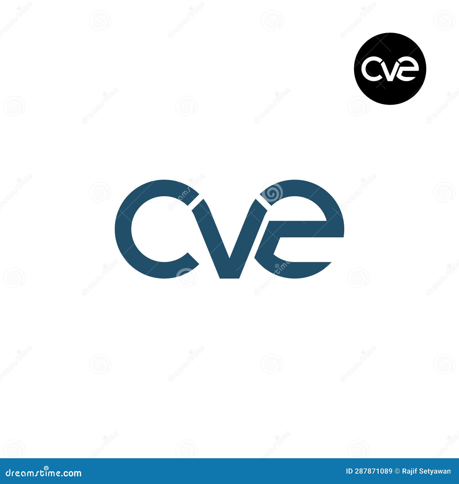 Letter CVZ CV2 Monogram Logo Design Stock Vector - Illustration of ...