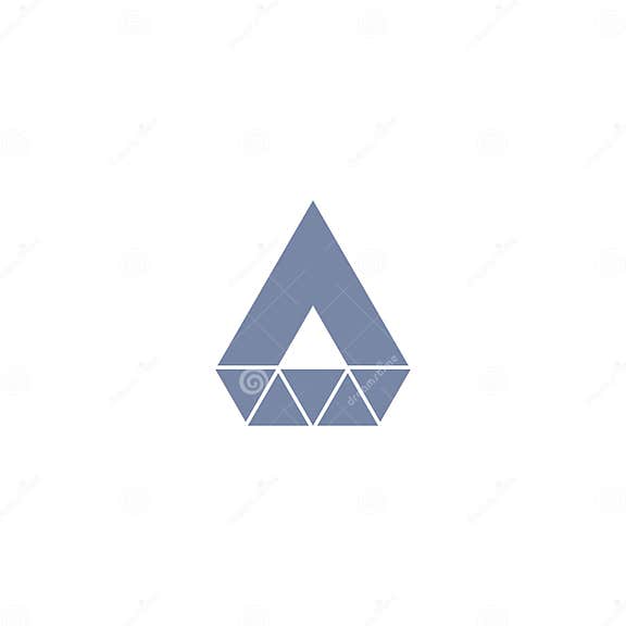 Letter a Diamond Logo Design Vector Stock Vector - Illustration of ...