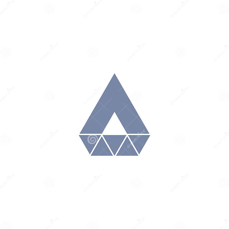 Letter a Diamond Logo Design Vector Stock Vector - Illustration of ...