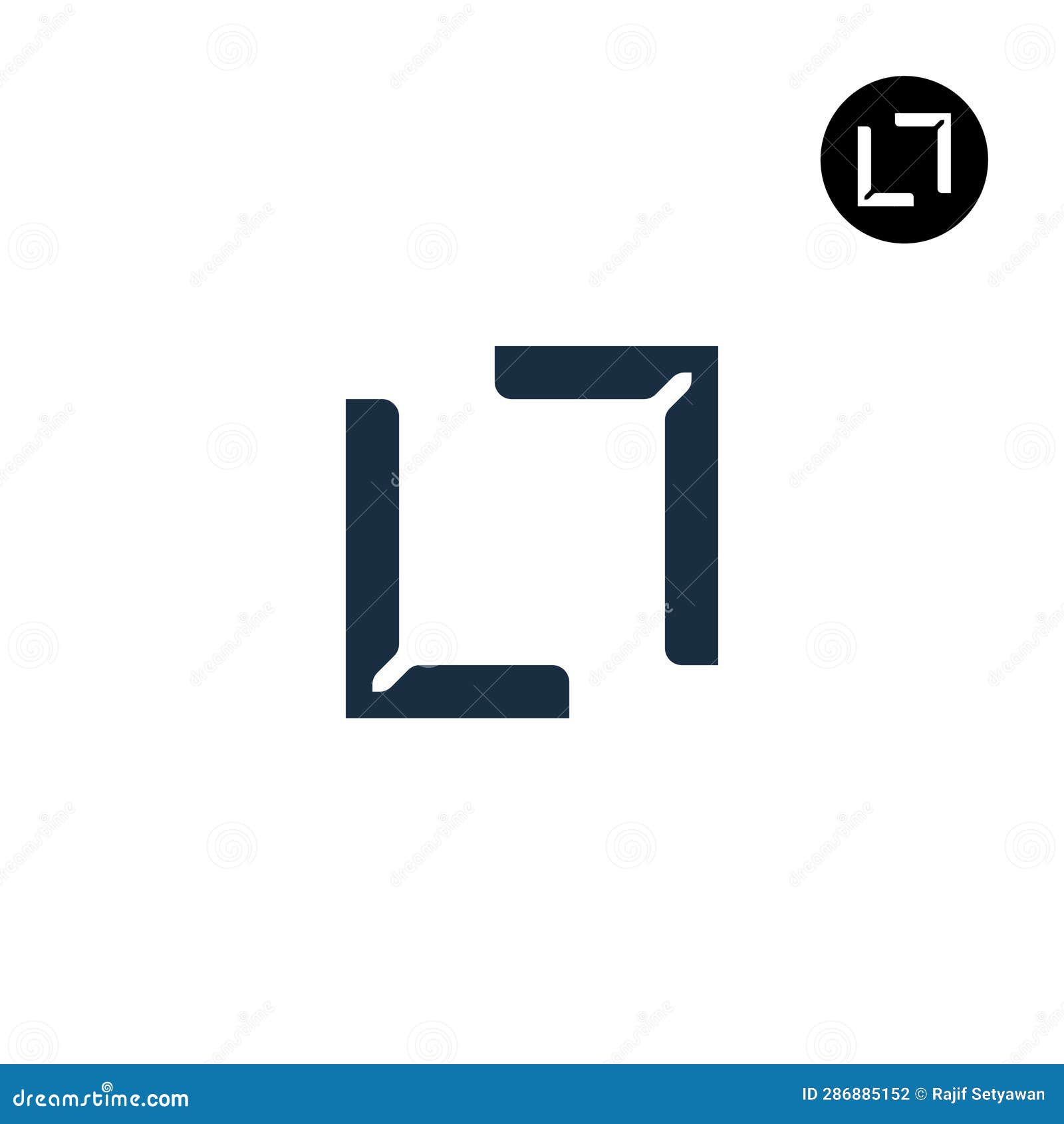 Letter Gd Ambigram Square Logo Vector | CartoonDealer.com #303725996