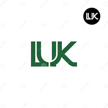 Letter LUK Monogram Logo Design Stock Vector - Illustration of brands ...