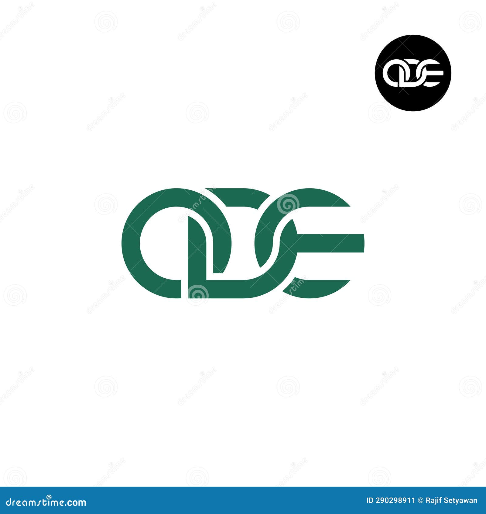 Letter ODE Monogram Logo Design Stock Illustration - Illustration of ...