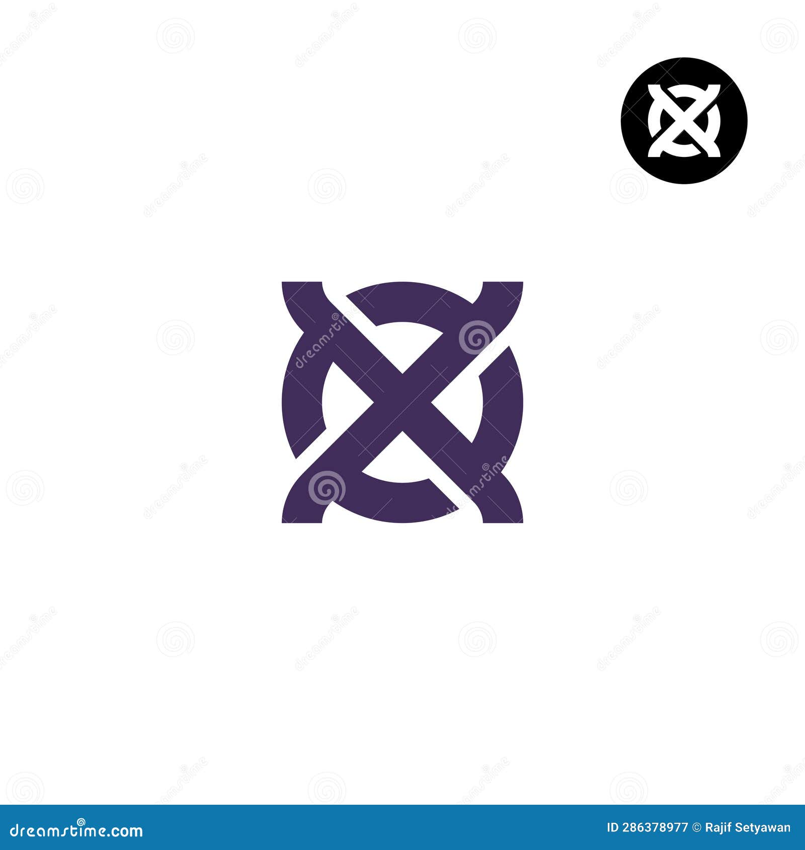 Letter OX XO Monogram Logo Design Stock Illustration - Illustration of ...