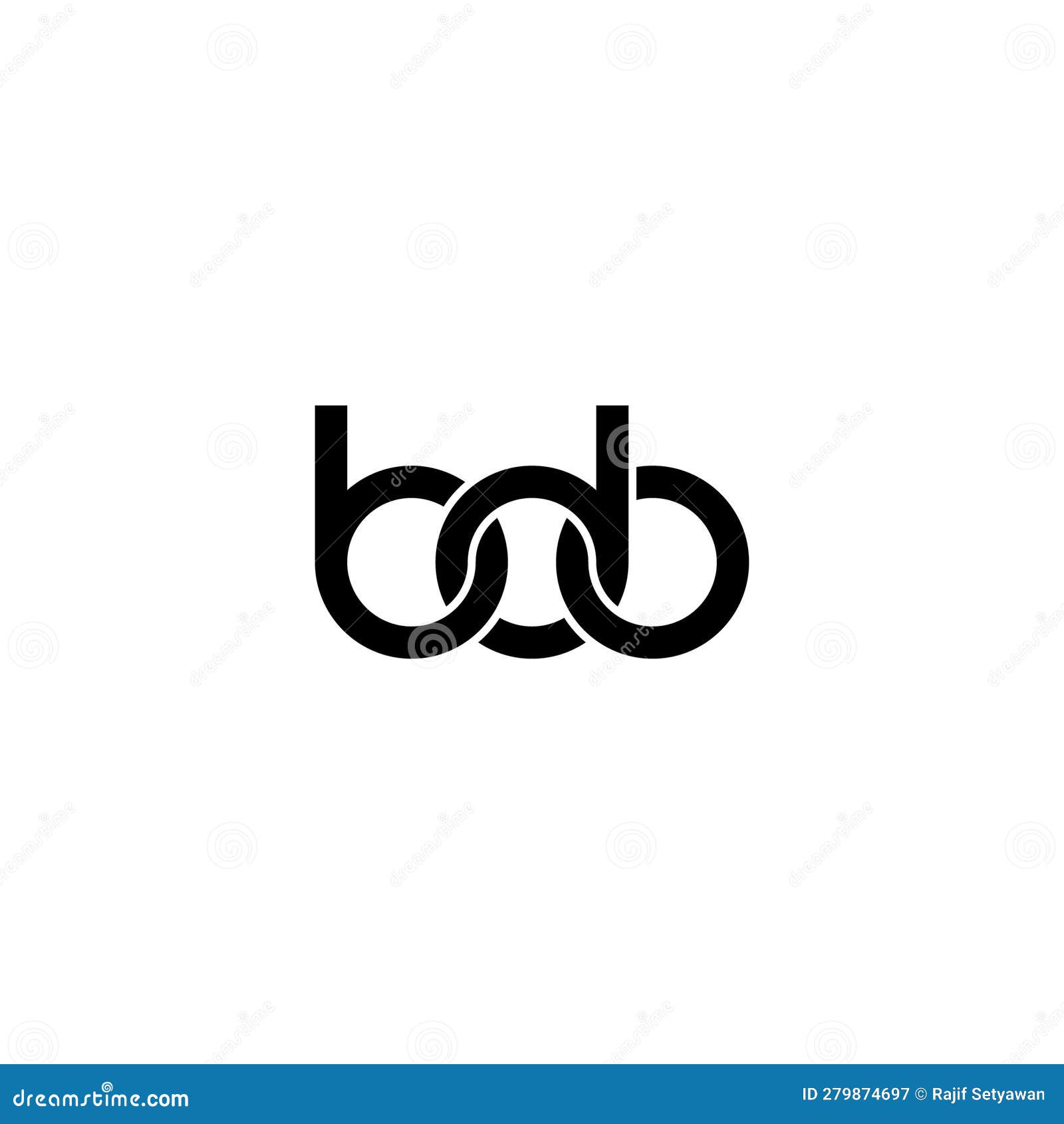 Linked Letters BDO Monogram Logo Design Stock Vector - Illustration of ...