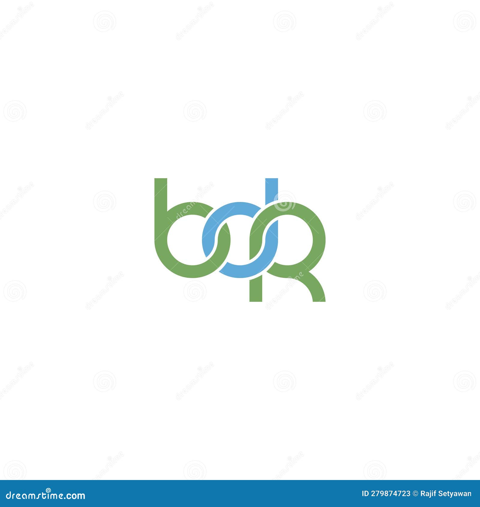 Linked Letters BDR Monogram Logo Design Stock Vector - Illustration of ...