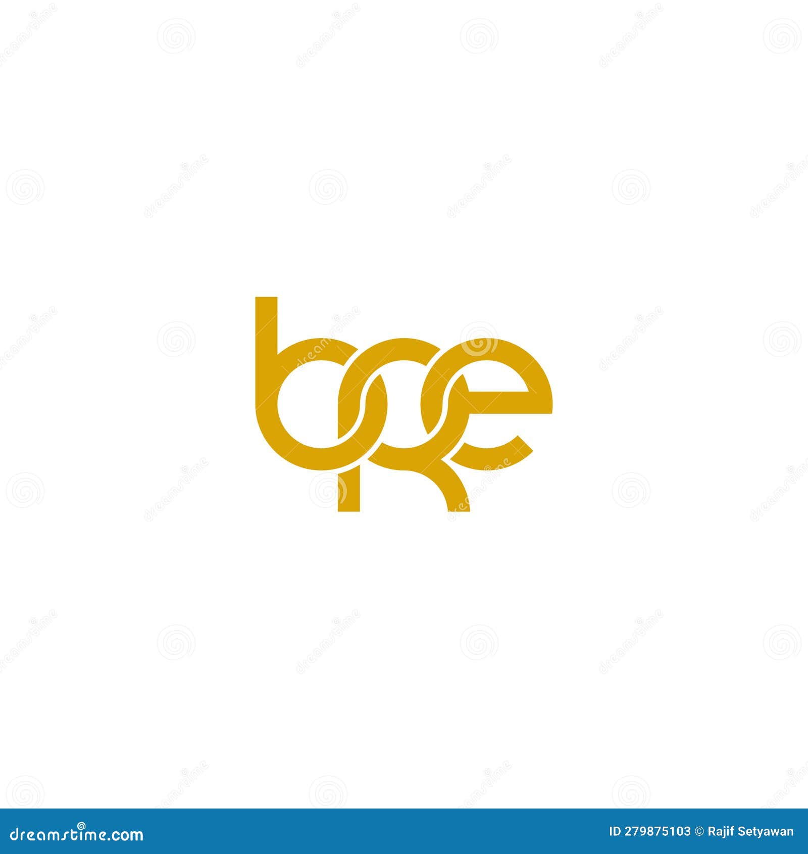 Linked Letters BRE Monogram Logo Design Stock Vector - Illustration of ...