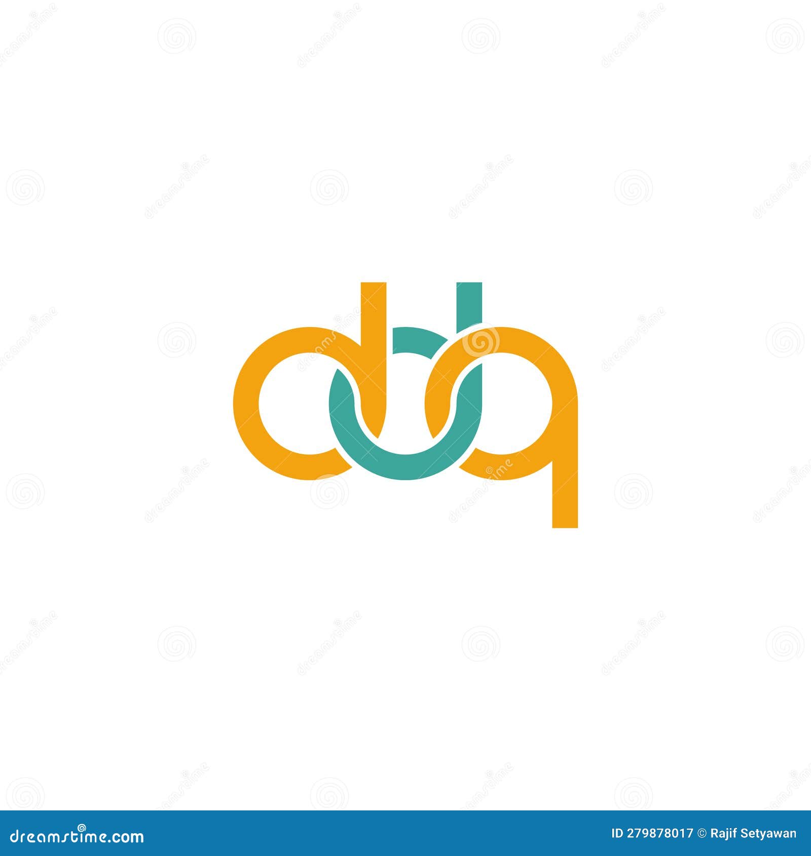 Linked Letters DDQ Monogram Logo Design Stock Vector - Illustration of ...