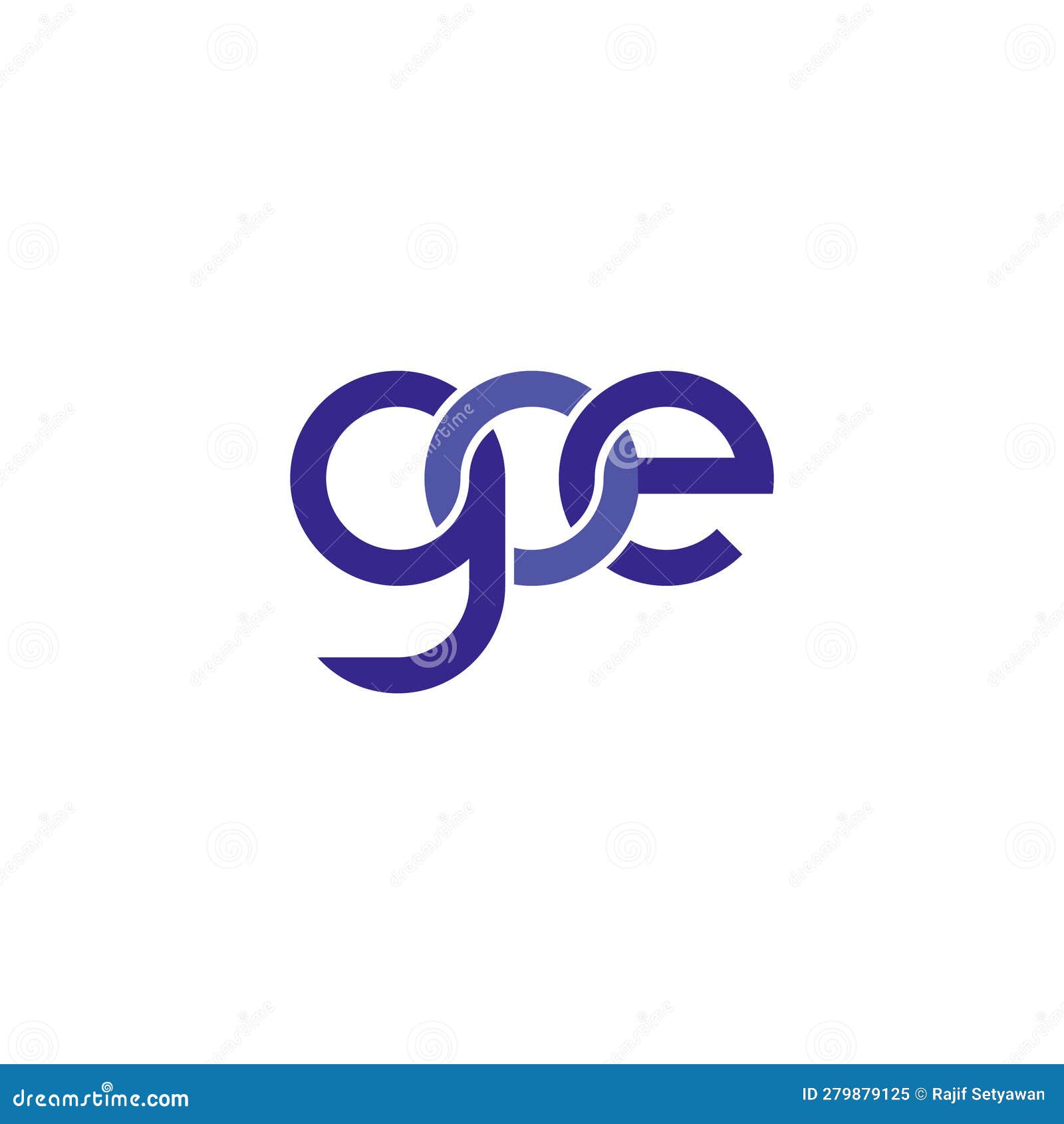 Linked Letters GOE Monogram Logo Design Stock Vector - Illustration of ...