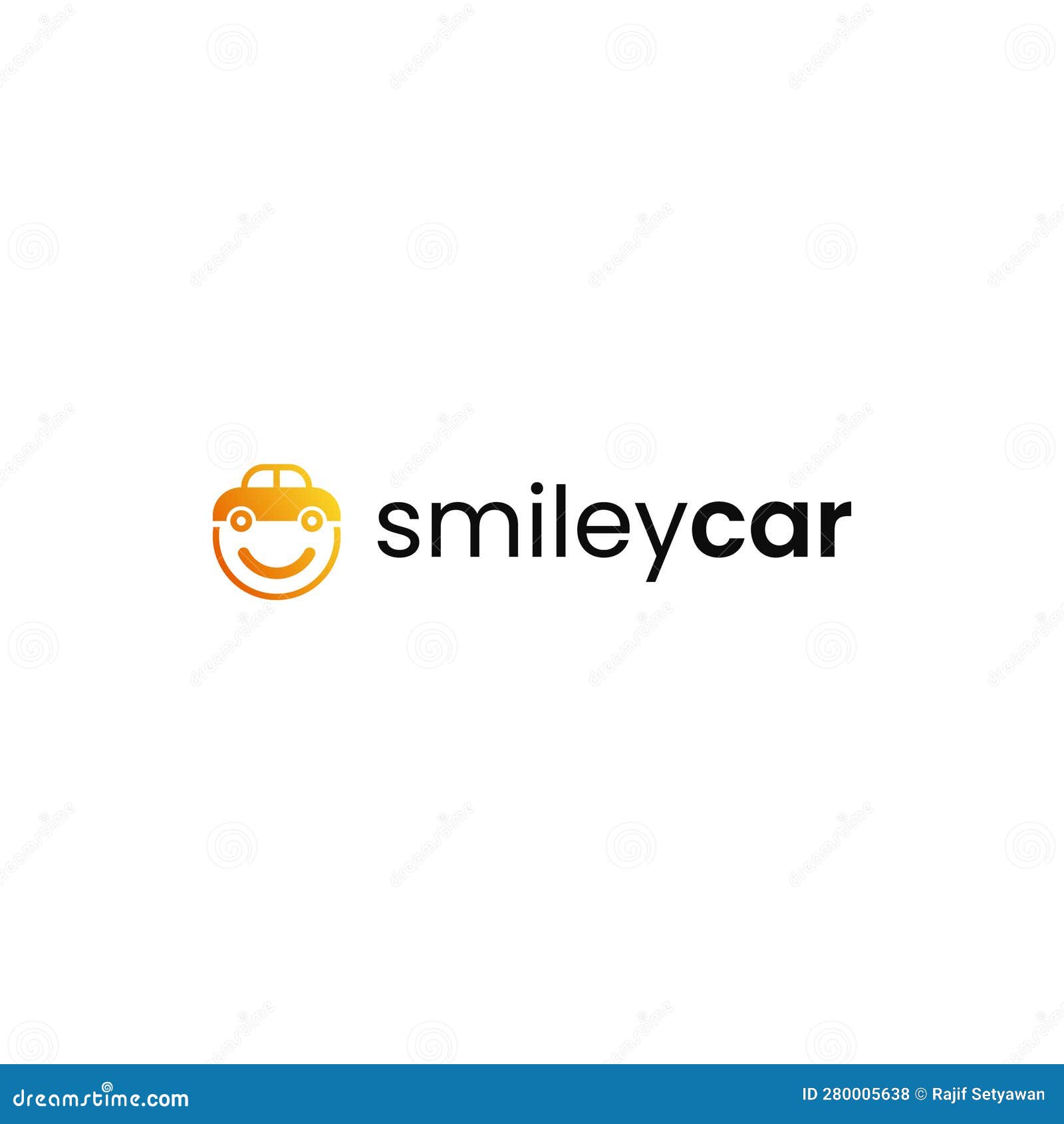 Smiley Car Logo Design Vector Stock Vector - Illustration of sign, cute ...
