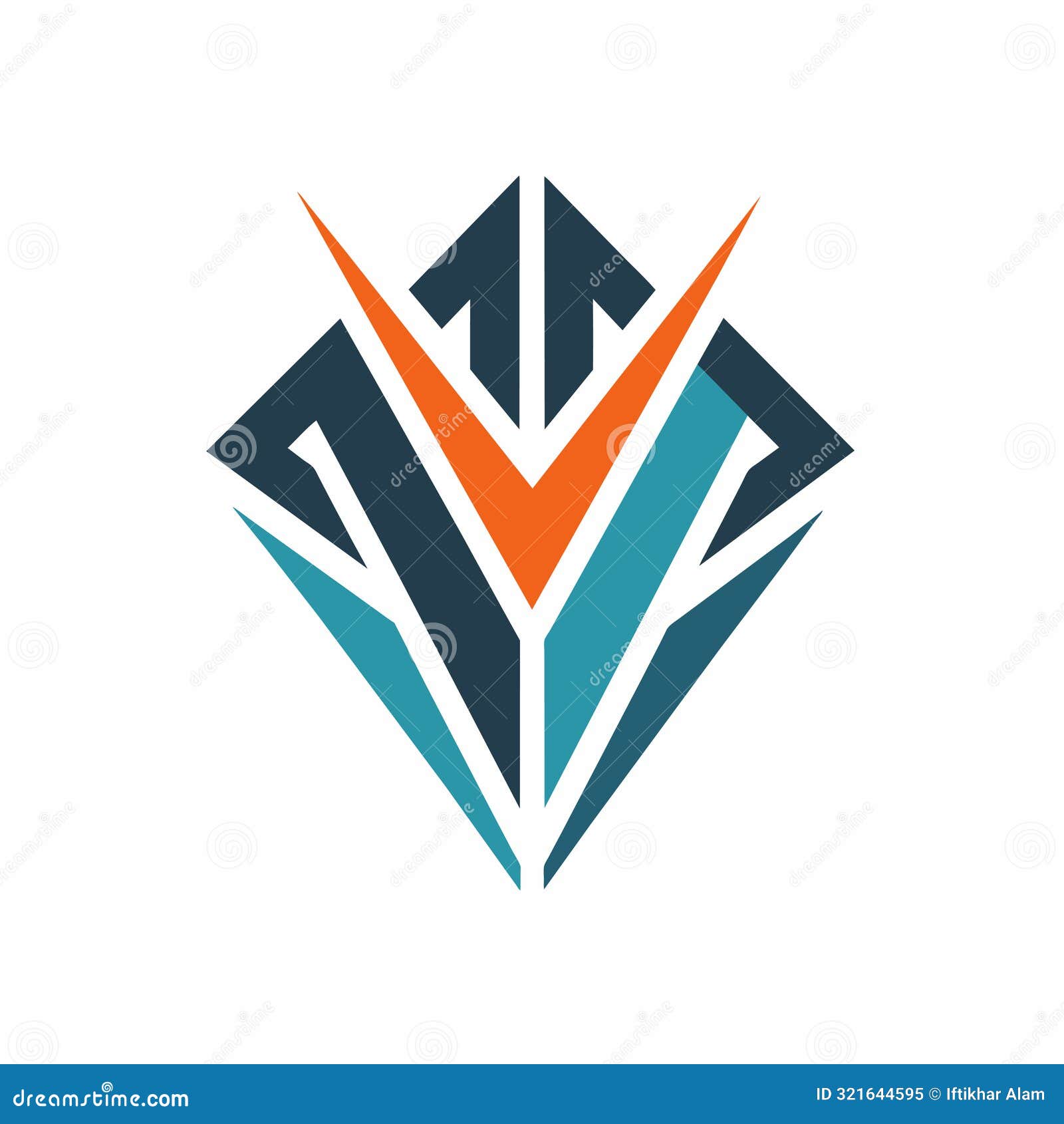 A Logo Featuring Clean Lines and Negative Space, with a Black and ...