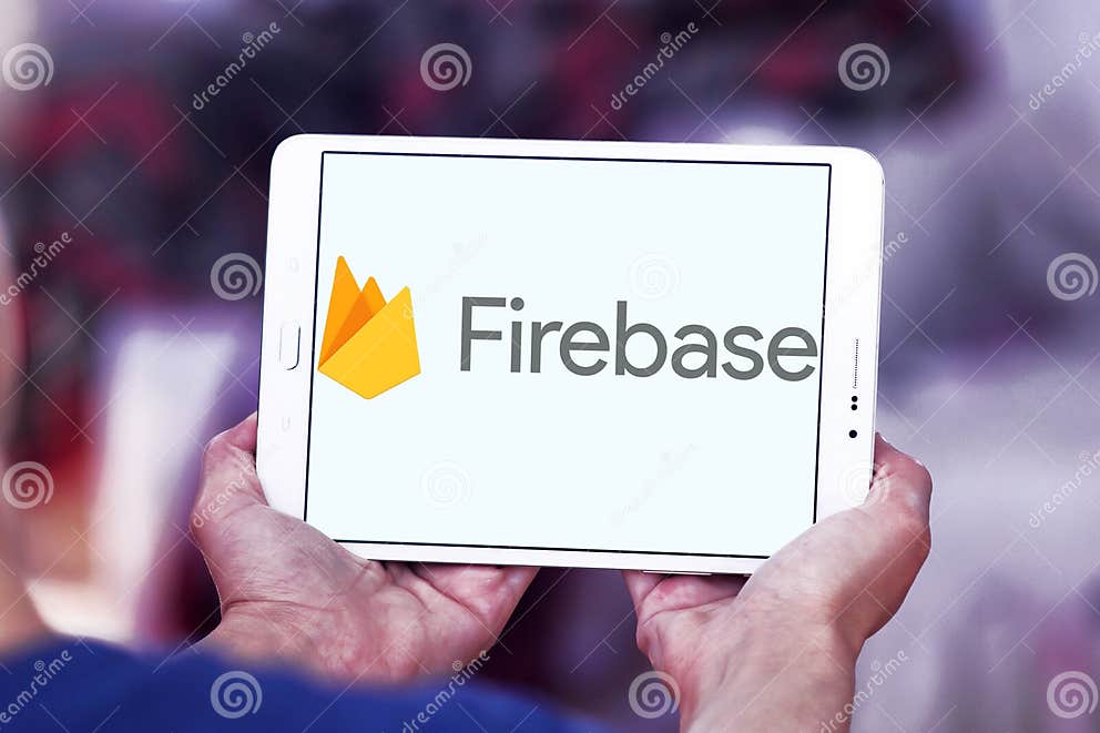 Firebase google logo editorial photography. Image of icons - 103882967