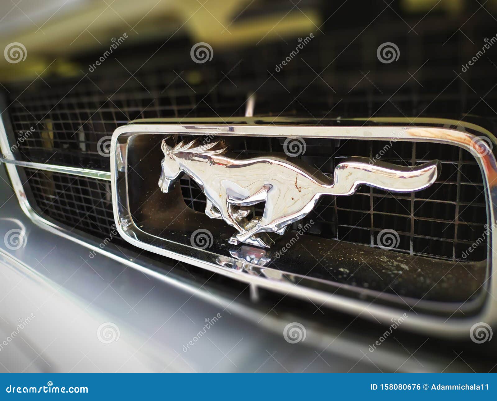 Logo of a ford mustang editorial photo. Image of retro - 158080676
