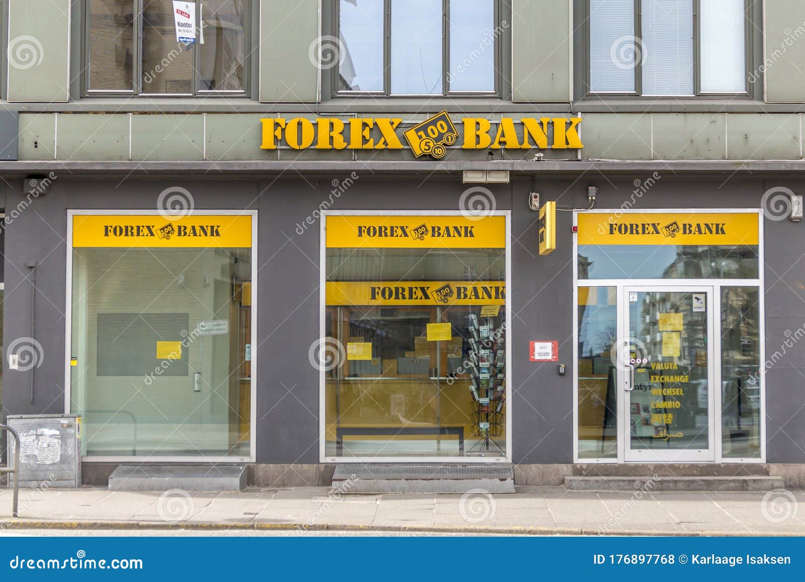 The Logo of the Forex Bank Building in Aarhus Editorial Stock Photo ...