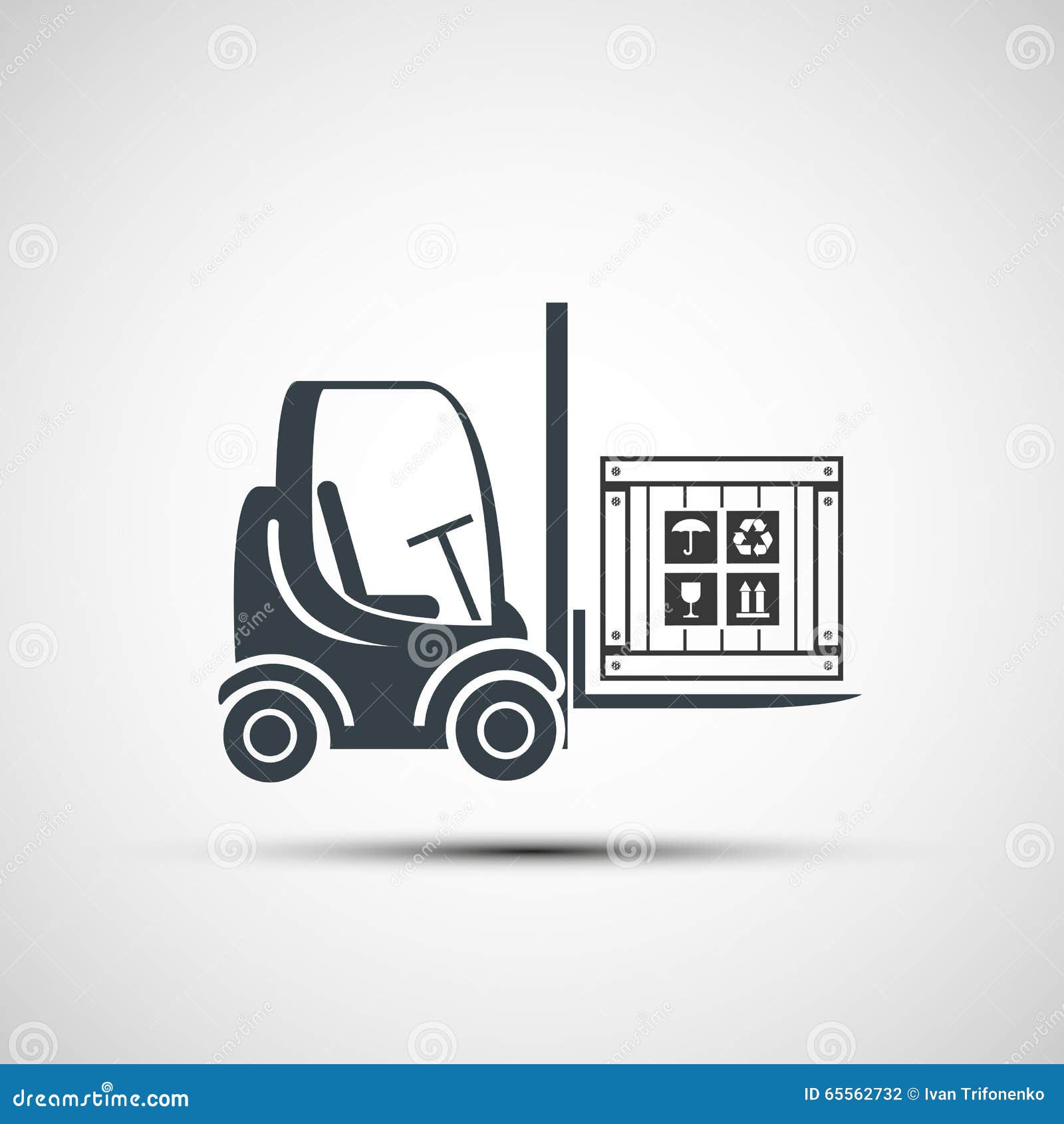Logo Forklifts with Compartment. Stock Vector - Illustration of ...