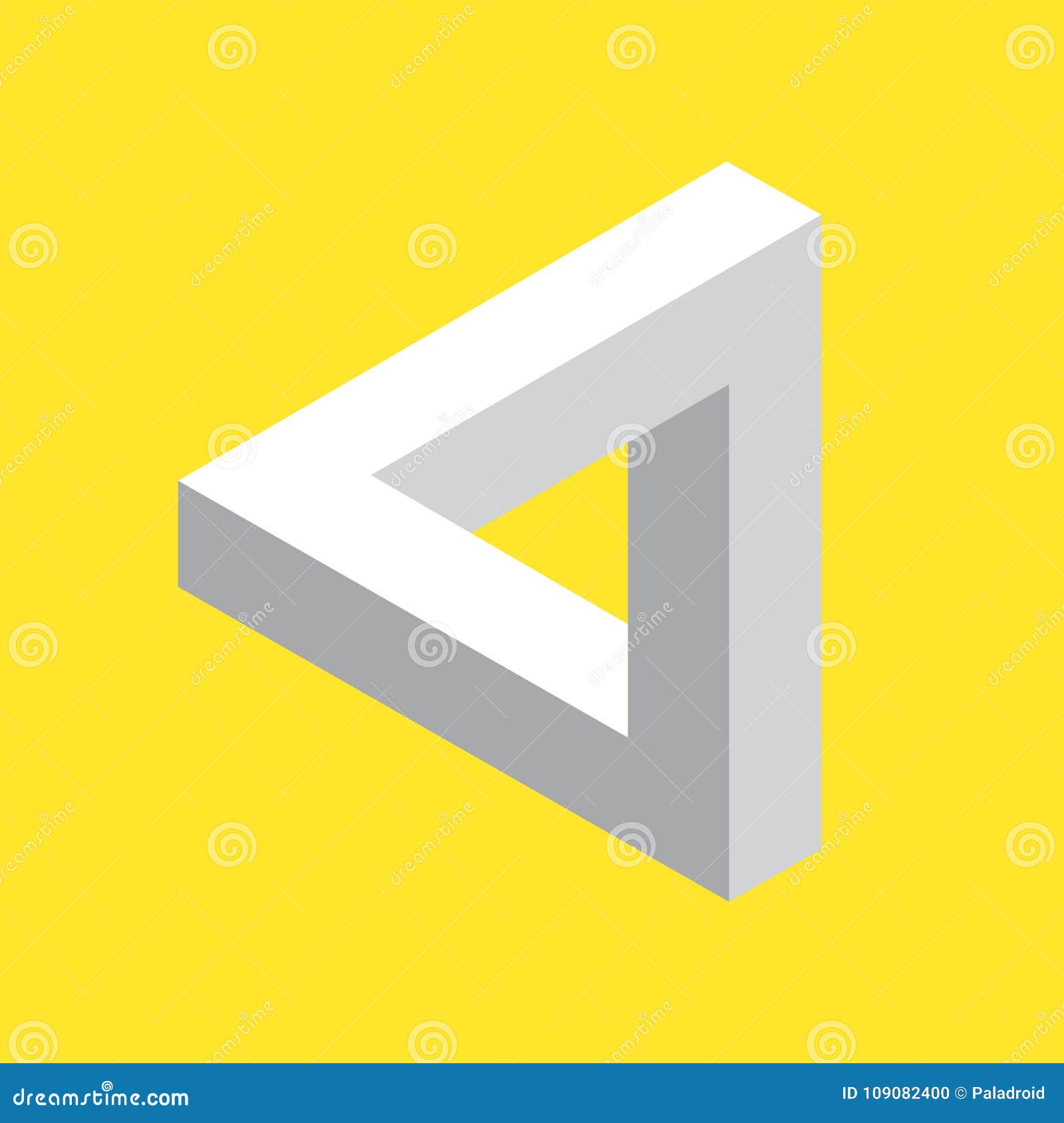 Logo In The Form Of A Mobius Triangle Vector Illustration ...