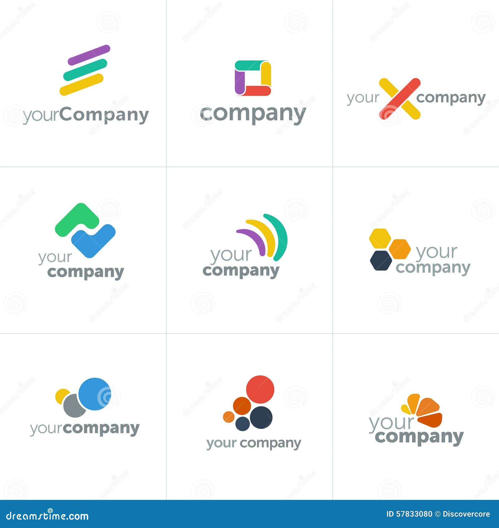 Logo Forms contemporâneo ilustração do vetor. Ilustração de arredondado ...