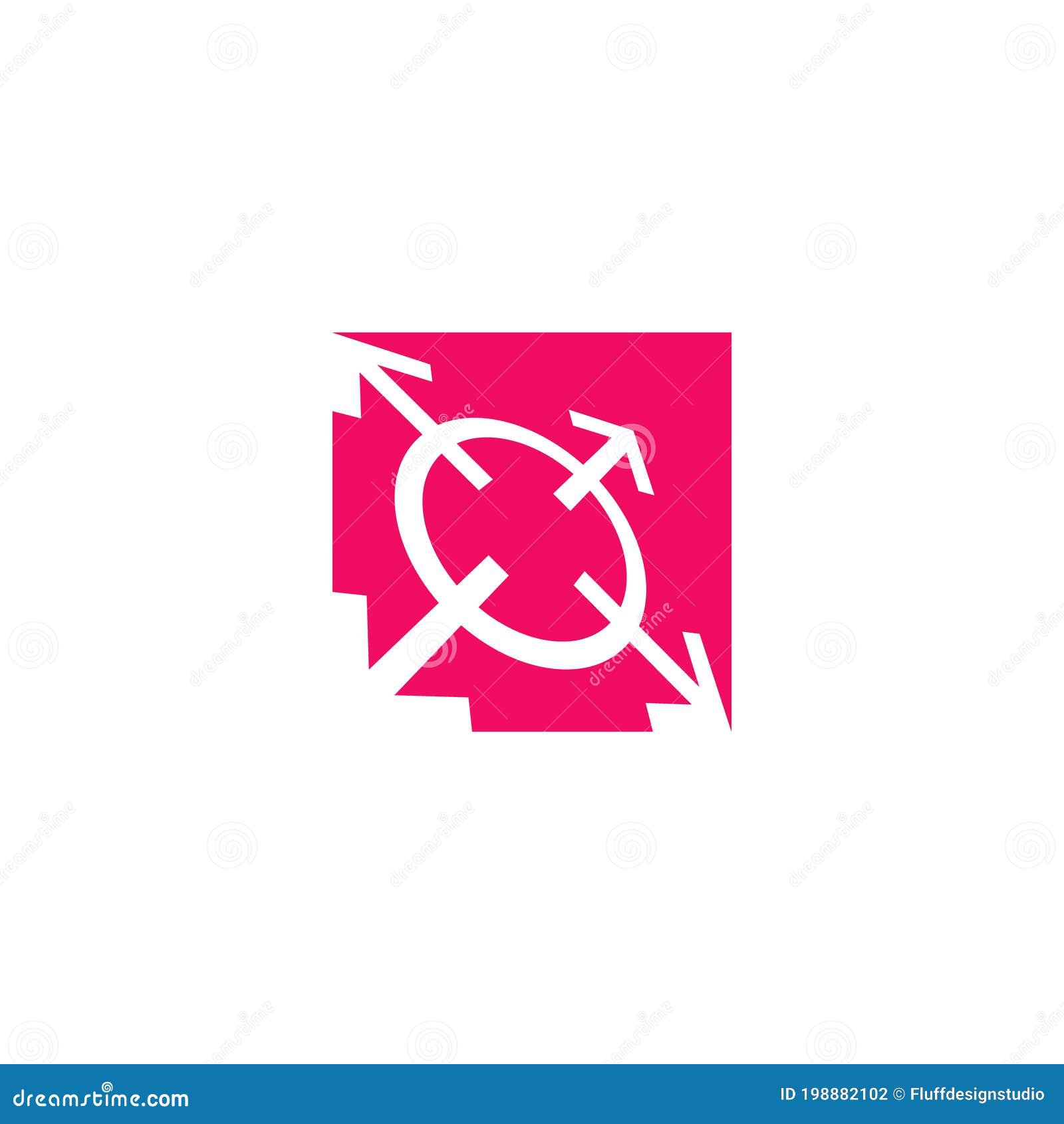 Logo of Four Arrows Pointing in All Directions Stock Vector ...