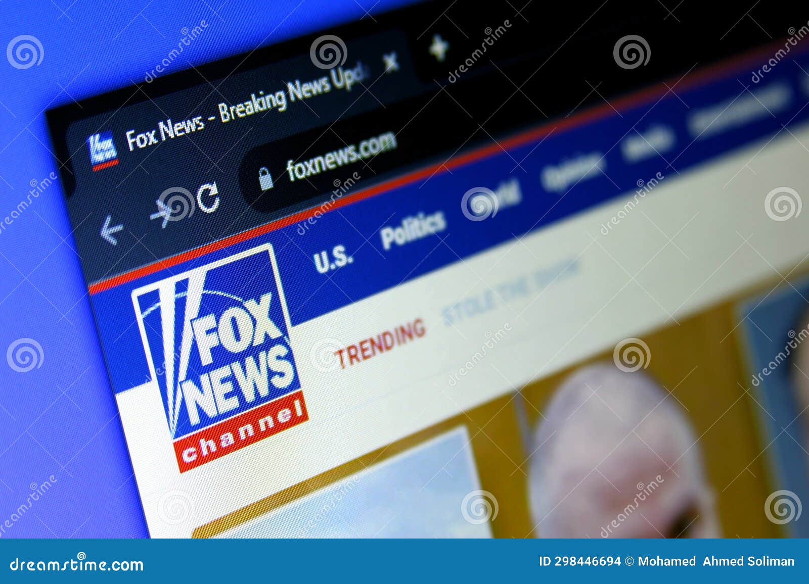 Fox News logo editorial stock image. Image of media - 298446694