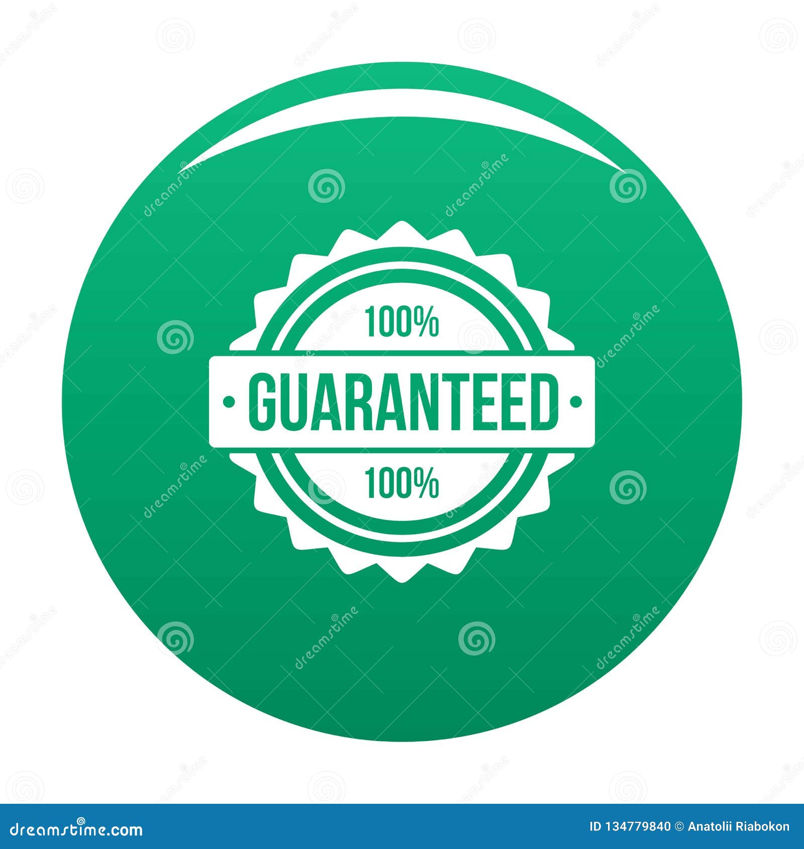 Logo garanti, style simple illustration de vecteur. Illustration du ...