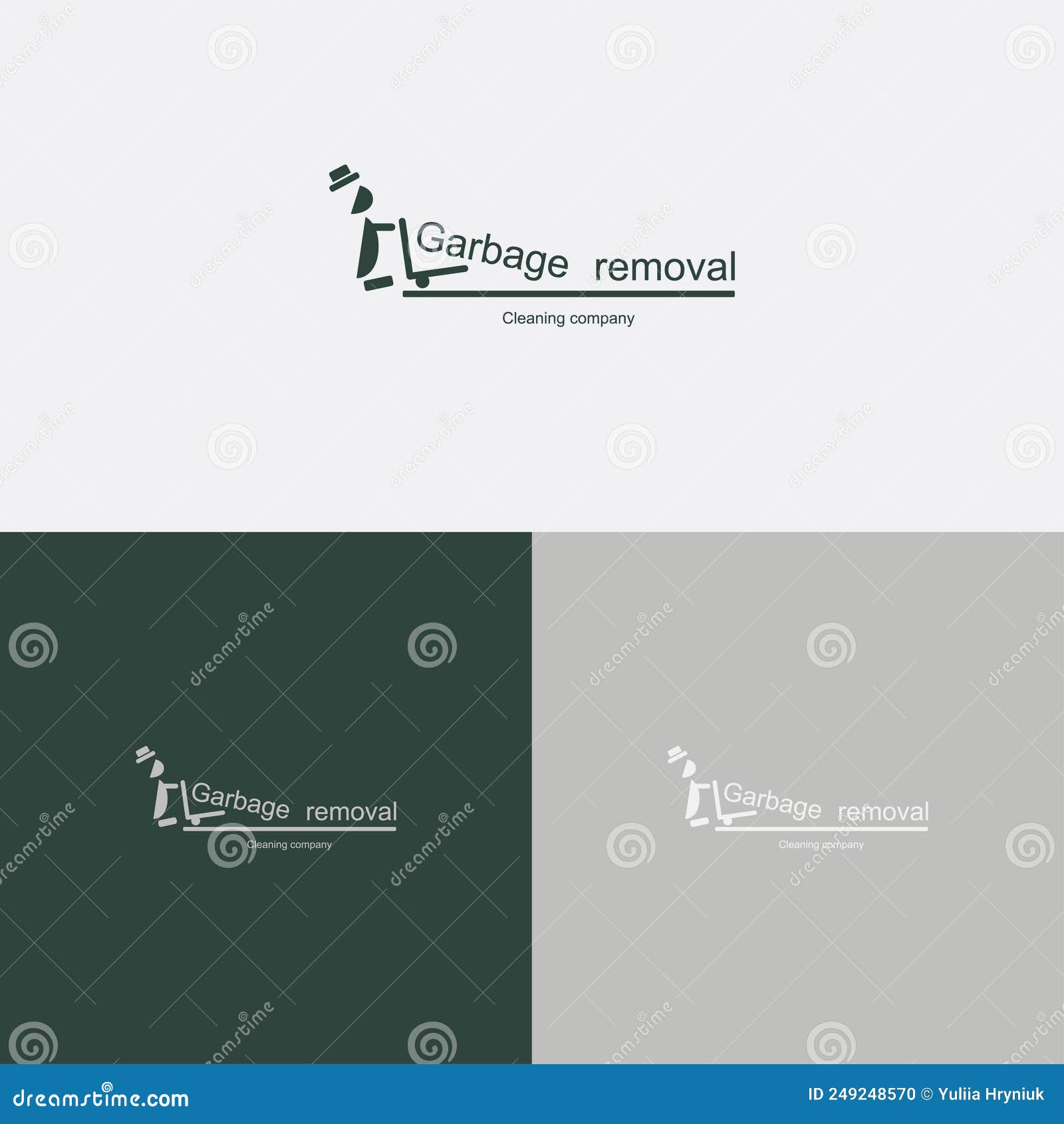 Logo for a Garbage Disposal Company Stock Vector - Illustration of ...