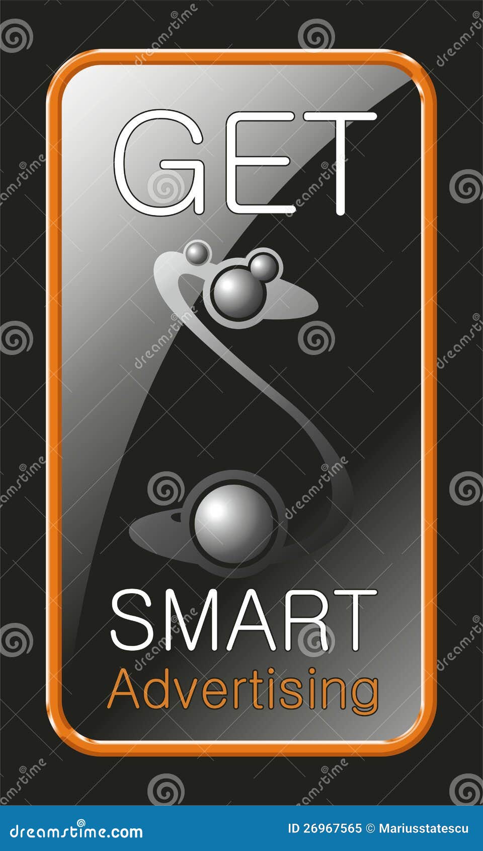 Logo Get Smart stock illustration. Illustration of logo - 26967565