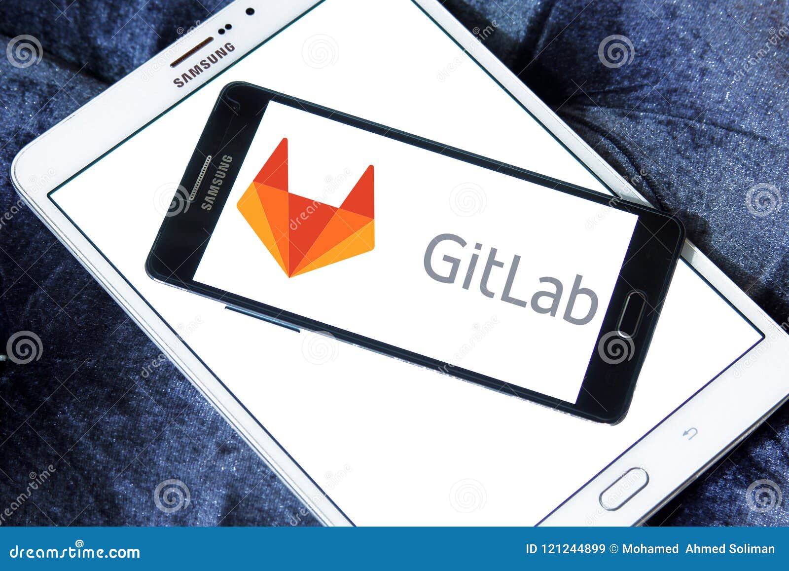 GitLab software logo editorial stock image. Image of computer - 121244899
