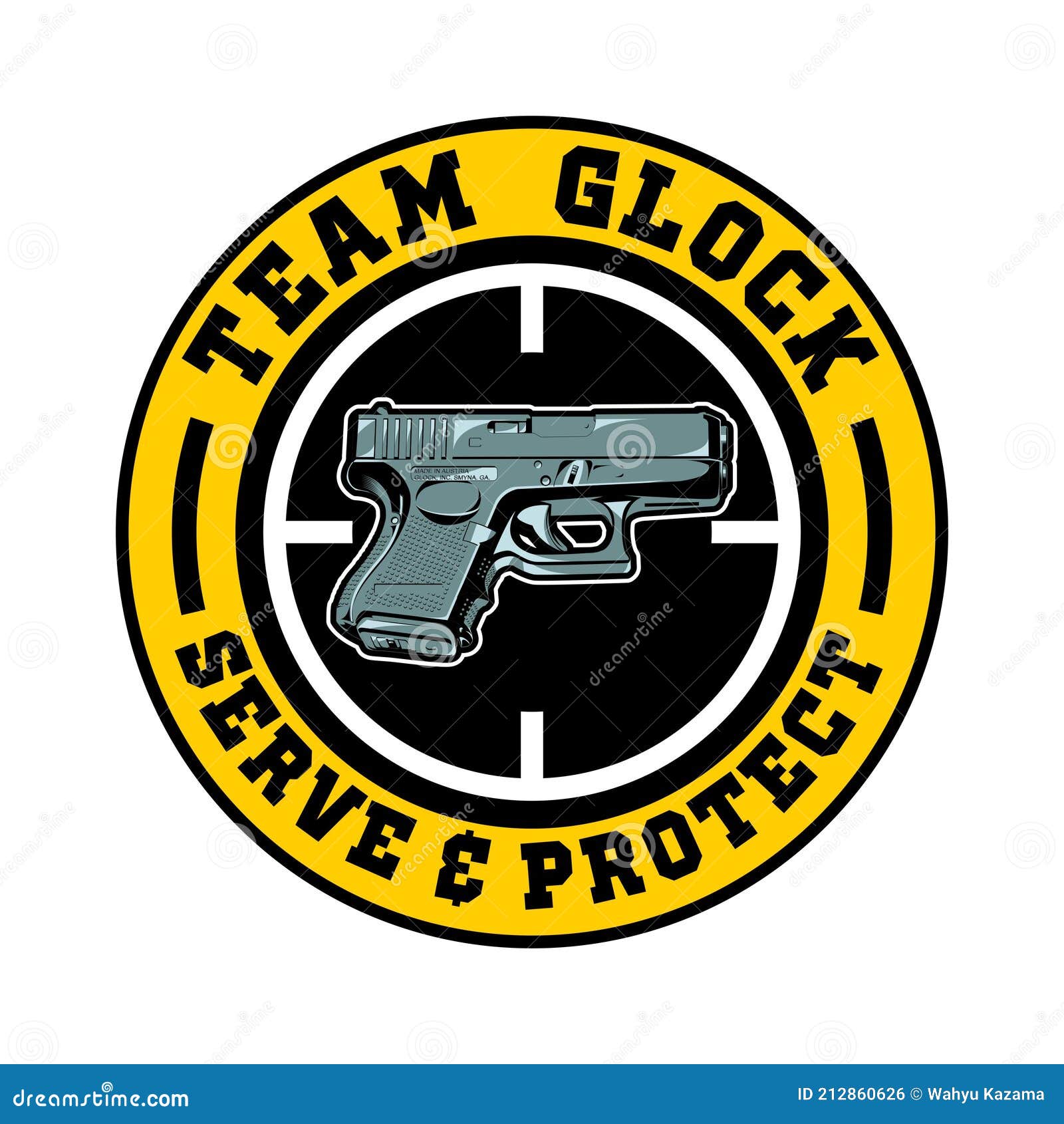Logo Glock Gun Illustration Vectorielle Illustration de Vecteur ...