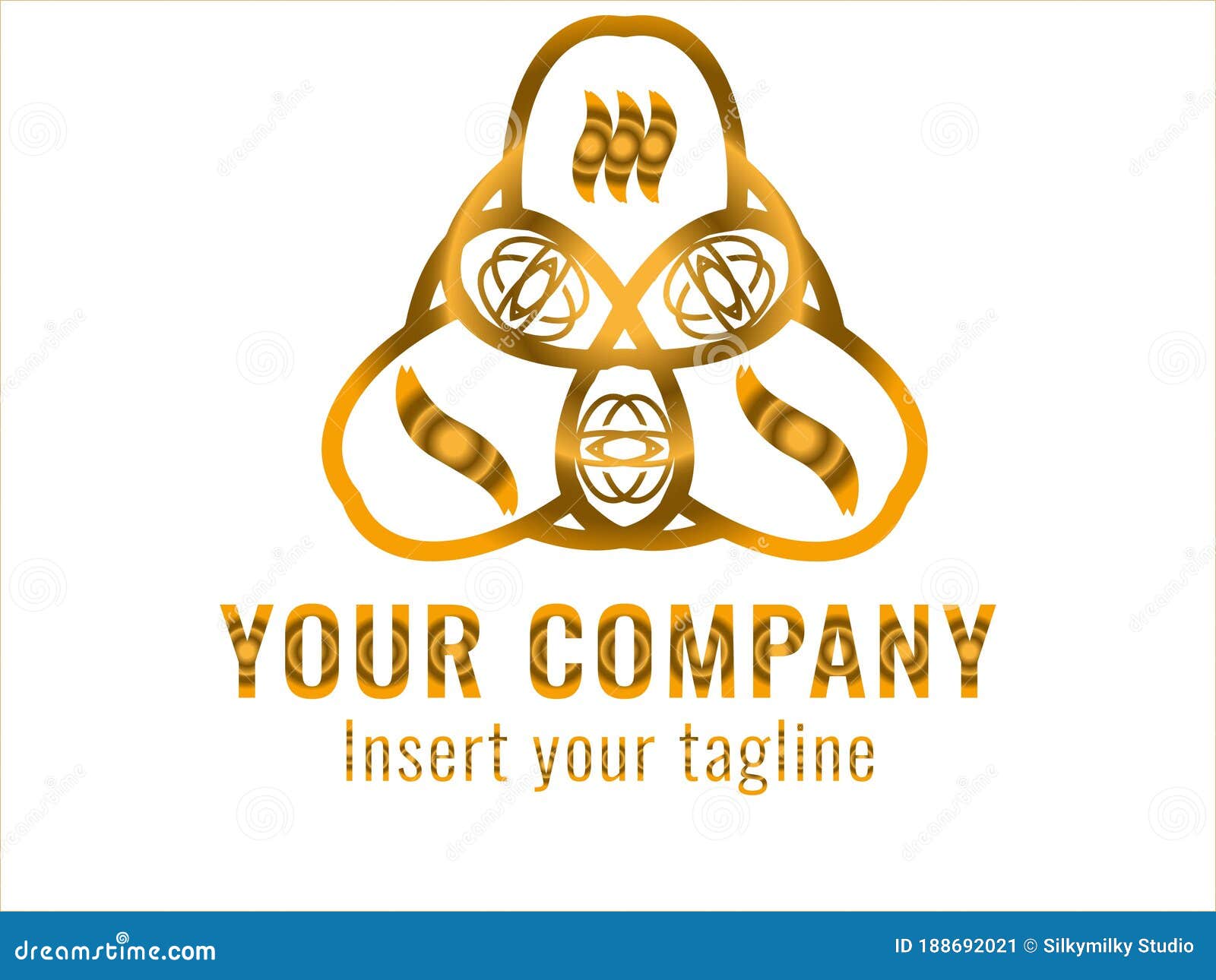 Logo Gold stock vector. Illustration of design, banner - 188692021