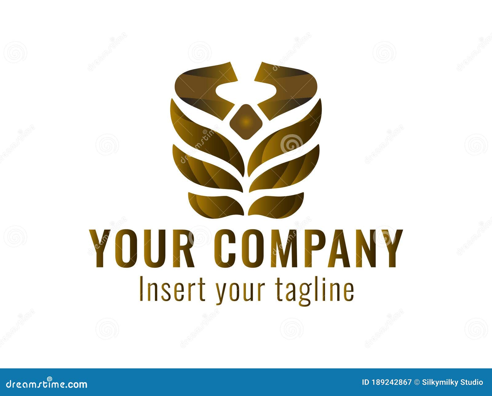Logo Gold stock vector. Illustration of concept, design - 189242867