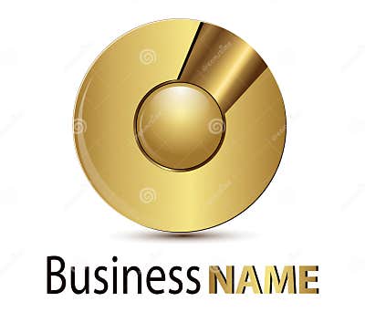 Logo gold sphere stock vector. Illustration of mark, marketing - 16624058