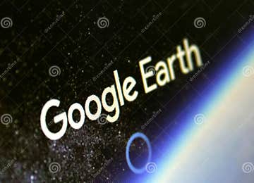 Google Earth Maps Application Logo Editorial Stock Image - Image of ...